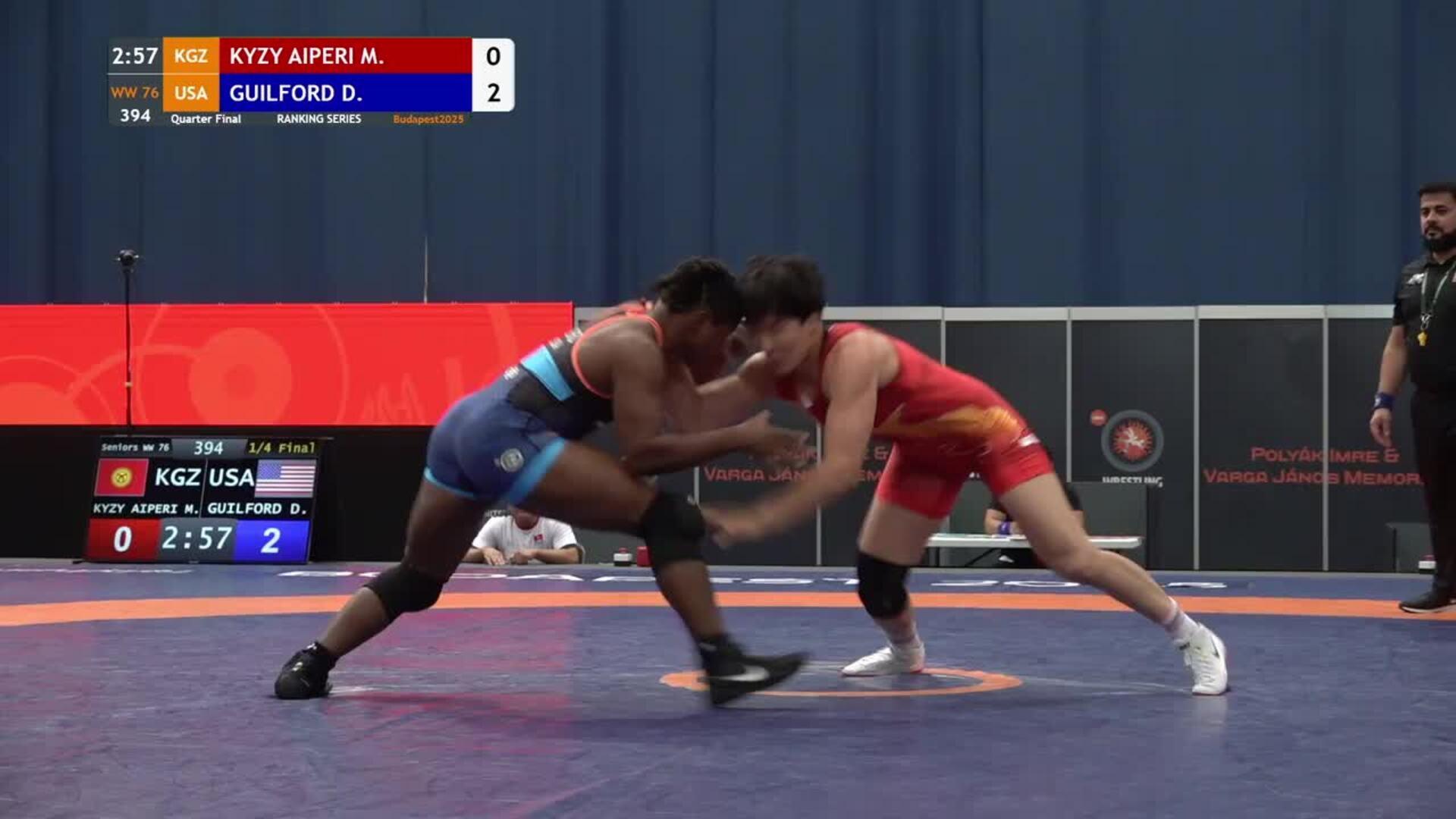 Medet KYZY AIPERI (KGZ) vs. Dymond Precious GUILFORD (USA) | RANKING SERIES 2025 | Quarter Final ...