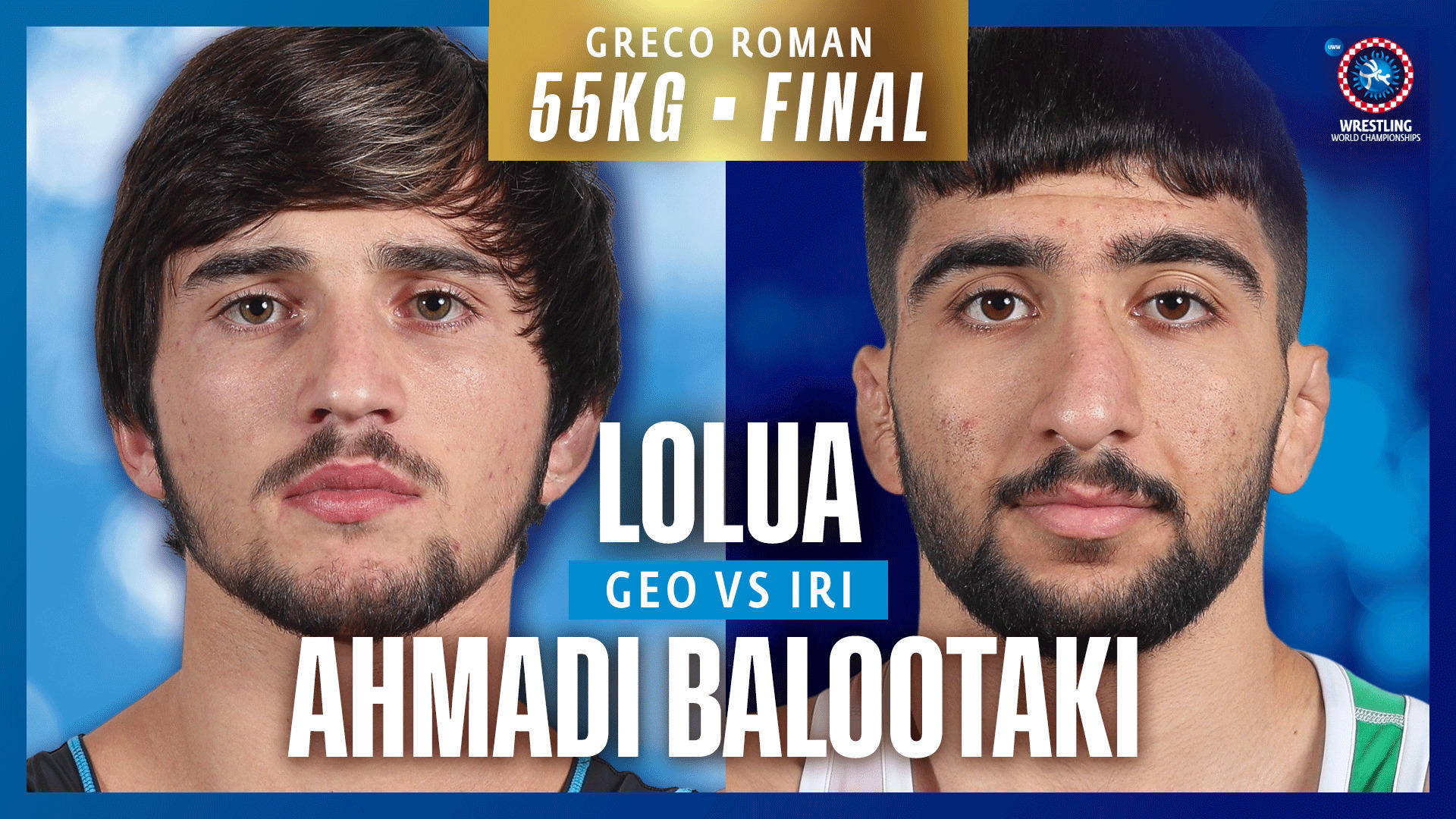 Payam Farzad AHMADI BALOOTAKI (IRI) vs. Vakhtang LOLUA (GEO) | WORLD ...