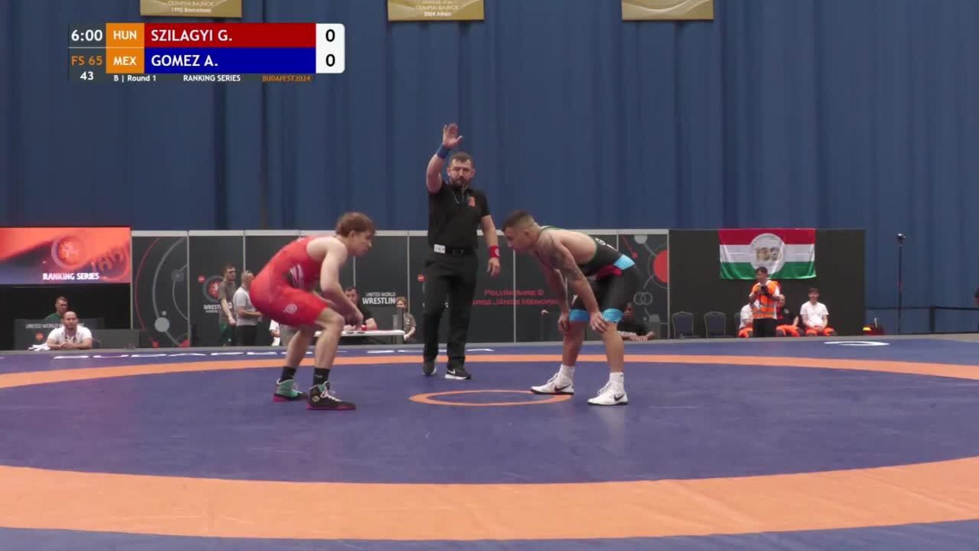 Gyoergy Benedek SZILAGYI (HUN) vs. Austin Klee GOMEZ (MEX) | 2024 2nd ...