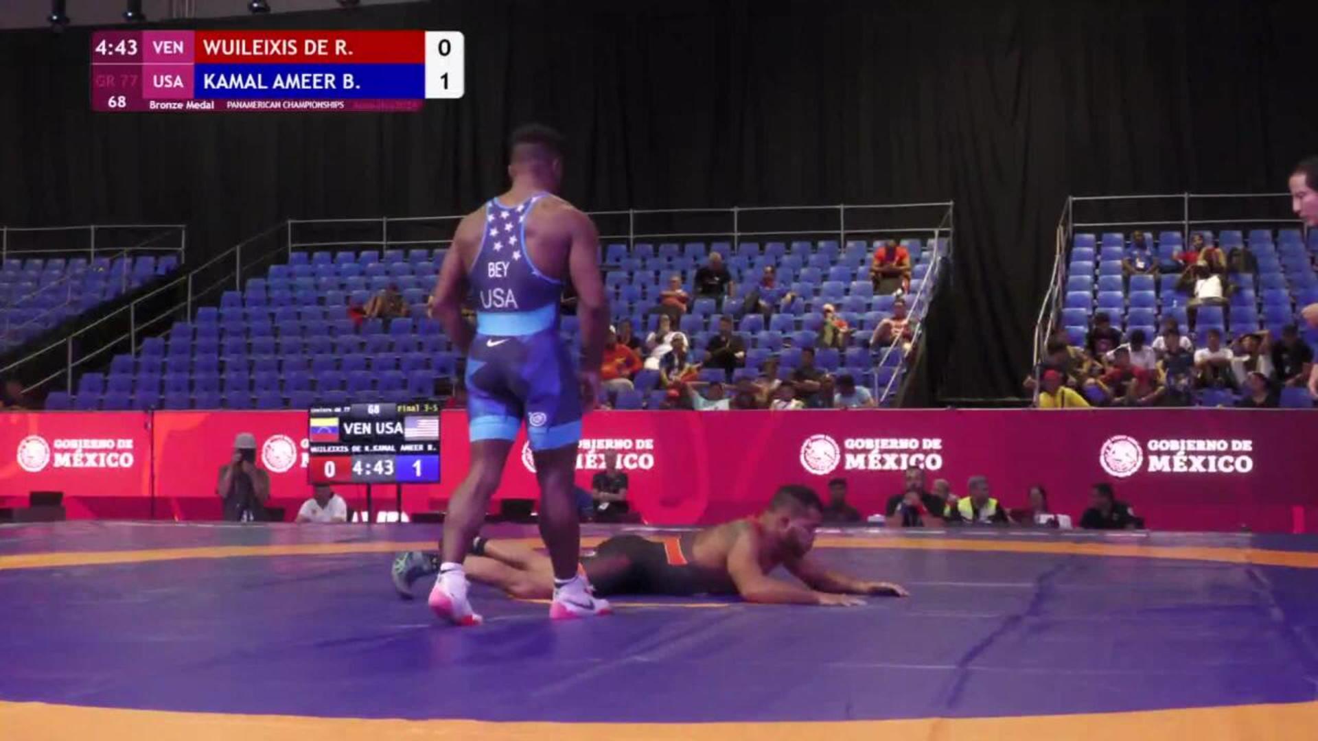 Rivas Espinoza WUILEIXIS DE JESUS (VEN) vs. Bey KAMAL AMEER (USA ...