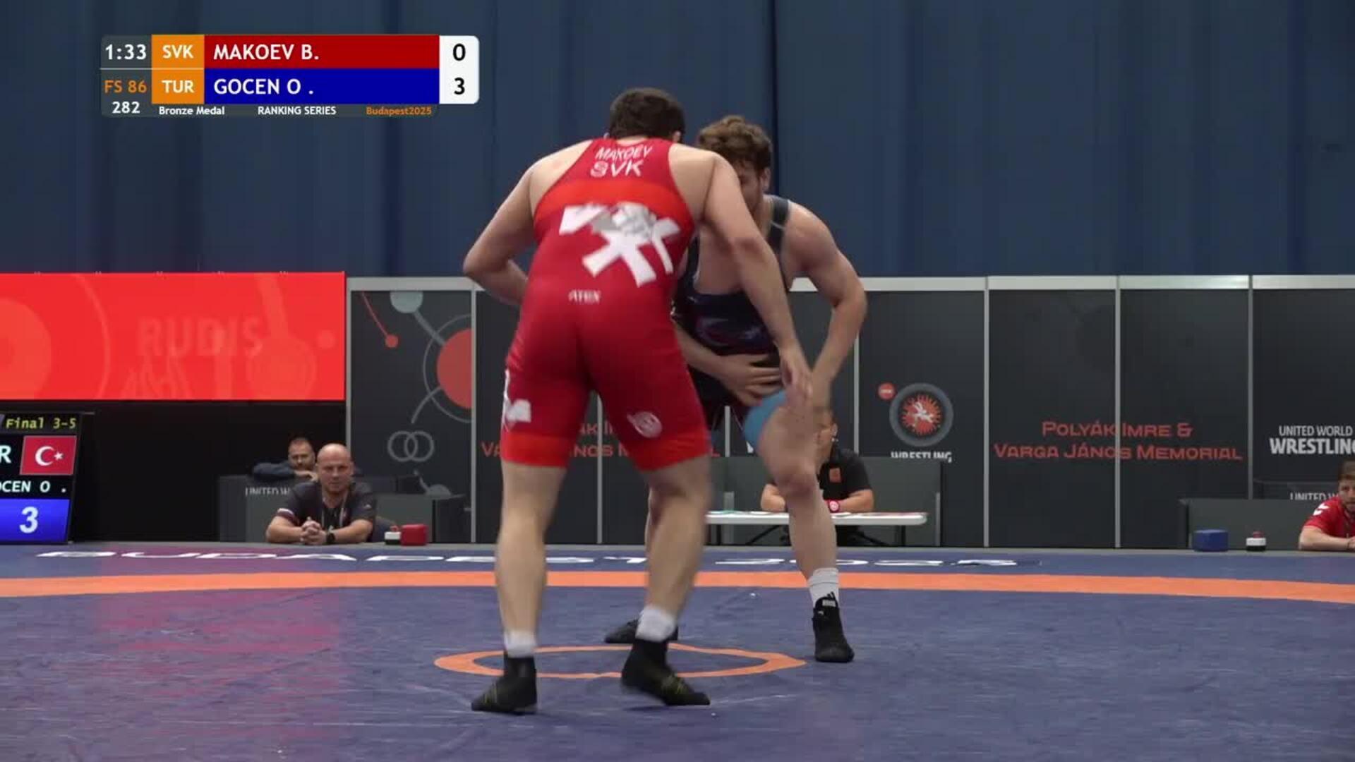 Boris MAKOEV (SVK) vs. Osman GOCEN (TUR) | RANKING SERIES 2025 | Bronze ...