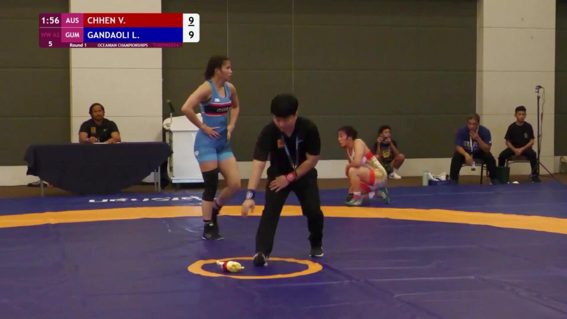 Victoria Ling CHHEN (AUS) vs. Laralei Naikee Borja GANDAOLI (GUM ...