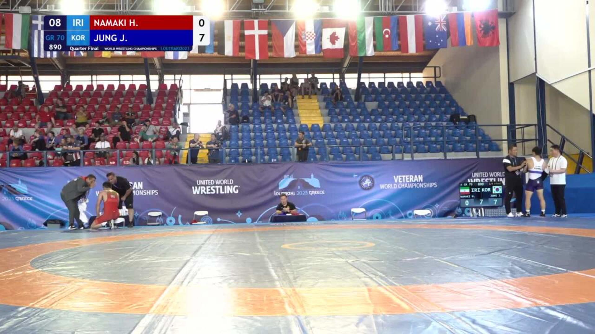 Hadi Khalil NAMAKI (IRI) vs. Jihyun JUNG (KOR) | WORLD WRESTLING ...