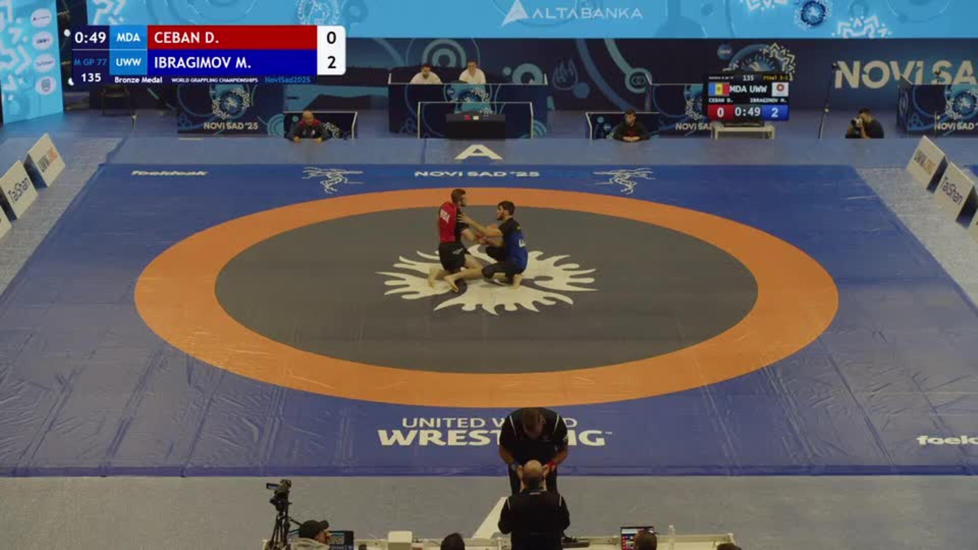 Dumitru CEBAN (MDA) vs. Magomed Basirovitch IBRAGIMOV (UWW) | WORLD ...