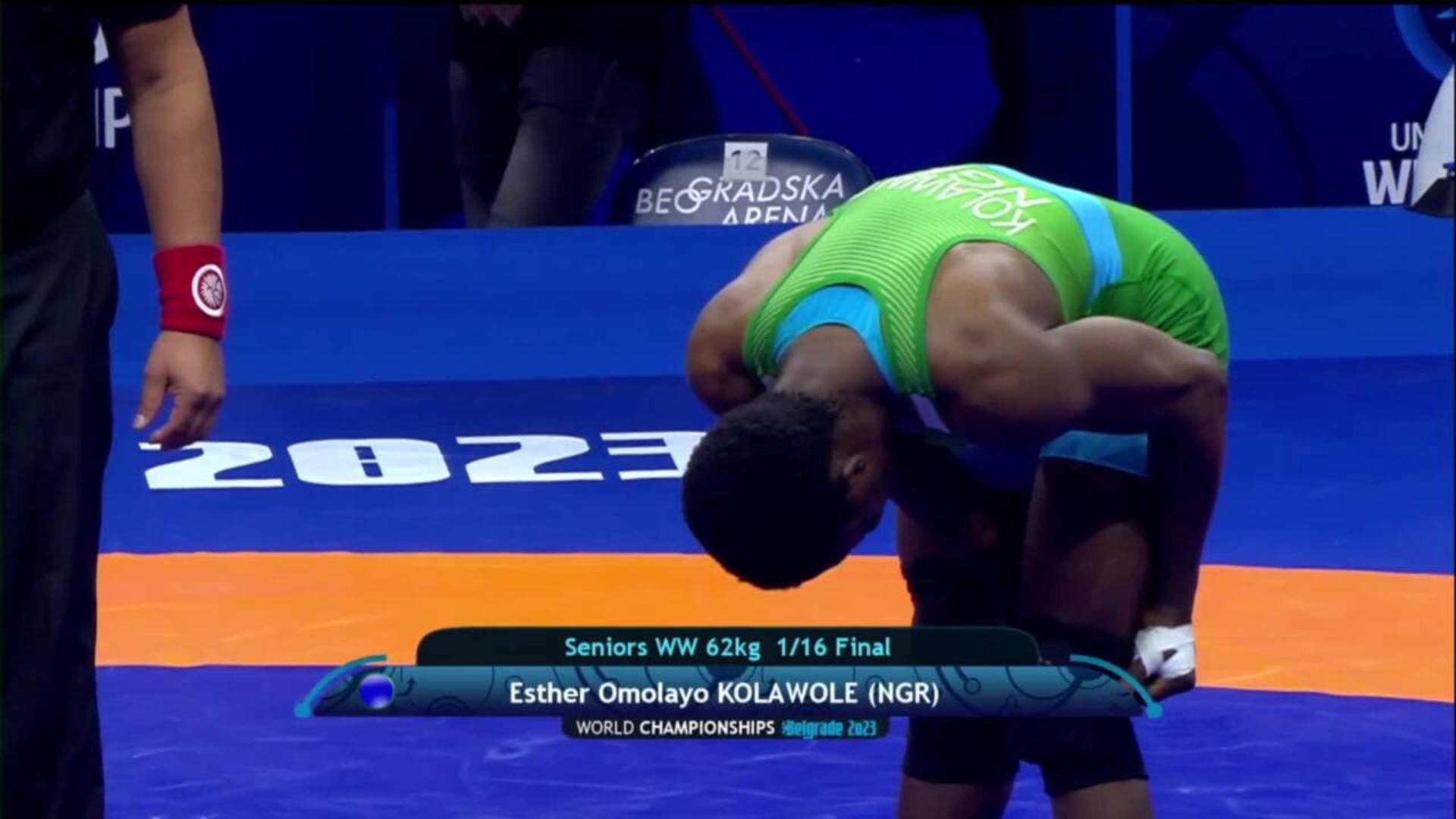 Nathali josefina GRIMAN HERRERA (VEN) vs. Esther Omolayo KOLAWOLE (NGR ...