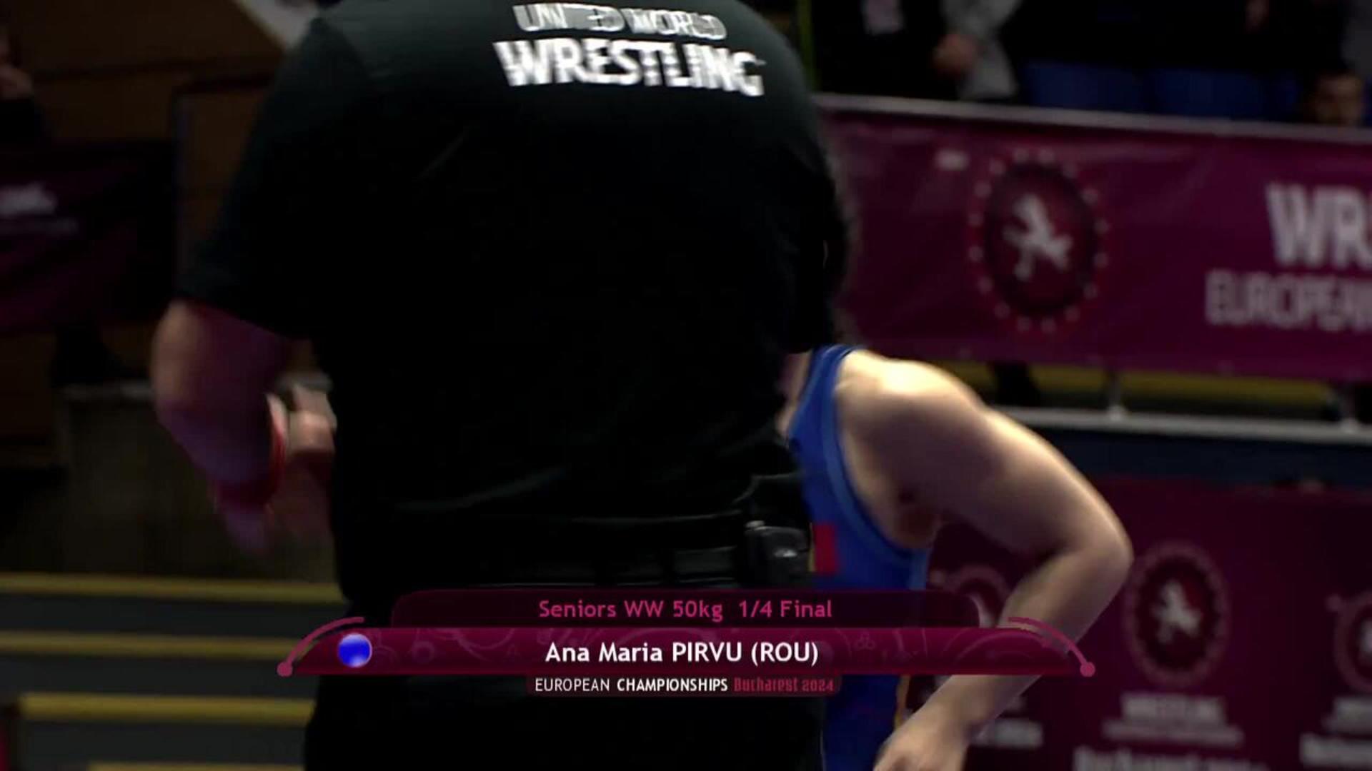 Evin DEMIRHAN (TUR) vs. Ana Maria PIRVU (ROU) | 2024 Seniors European ...