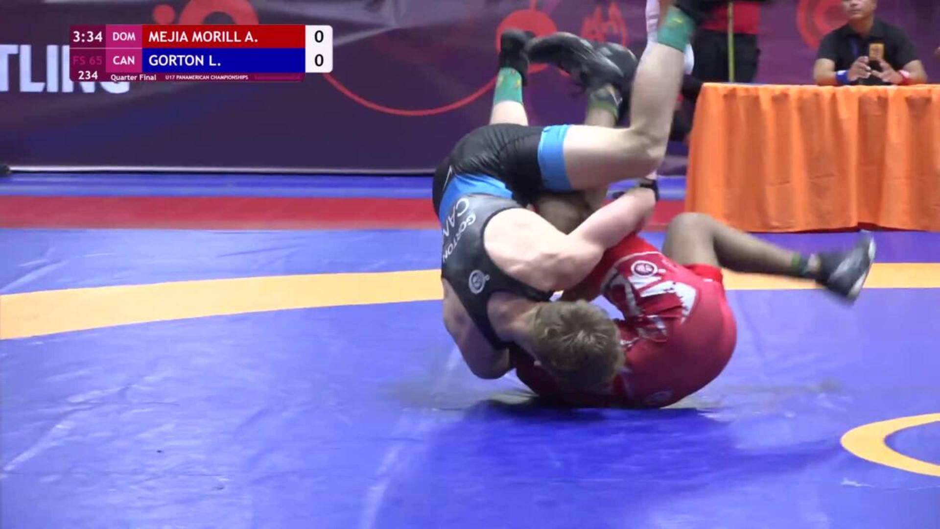 Albeyro MEJIA MORILLO (DOM) vs. Liam Michael GORTON (CAN) | U17 ...