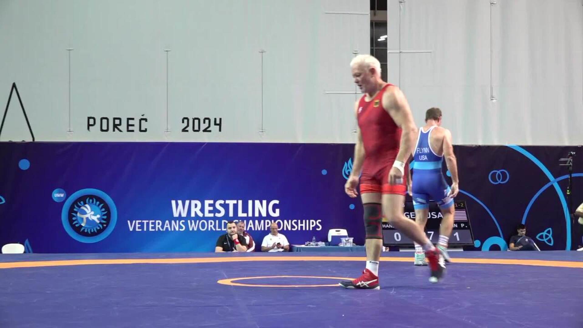 Eduard HANZELMANN (GER) vs. Patrick Michael FLYNN (USA) | VETERAN WORLD ...