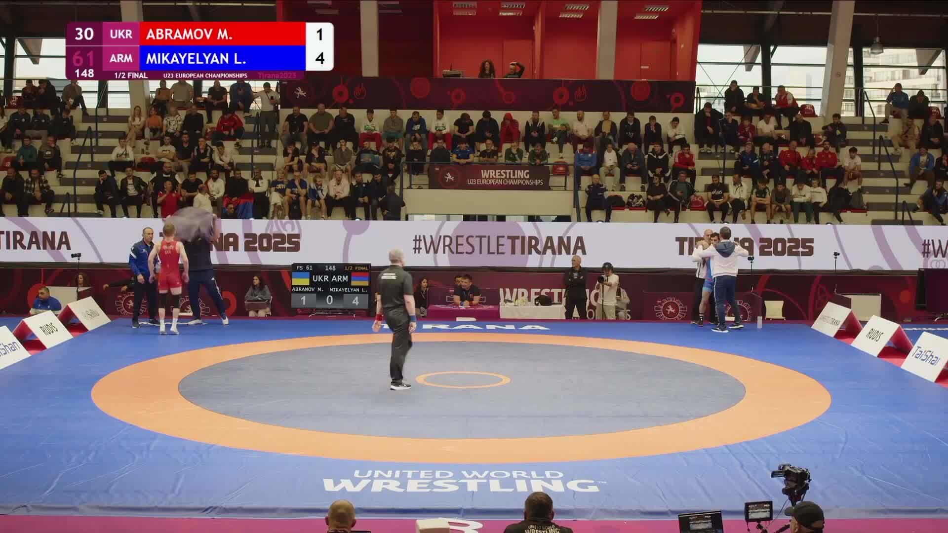 Mykyta ABRAMOV (UKR) vs. Levik MIKAYELYAN (ARM) | U23 EUROPEAN ...