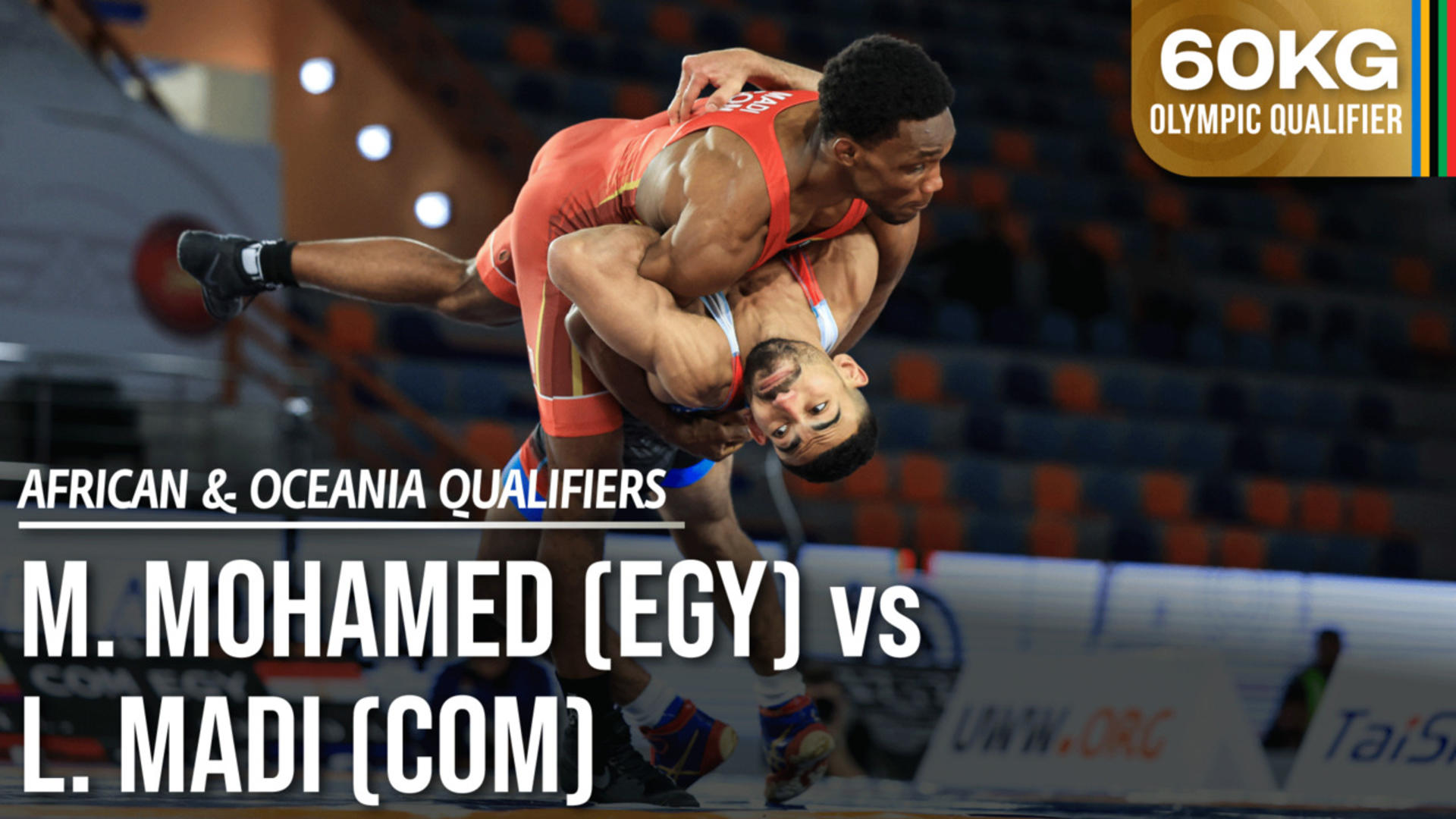 Latuf MADI (COM) vs. Moamen Ahmed Rabie MOHAMED (EGY) | 2024 Seniors ...