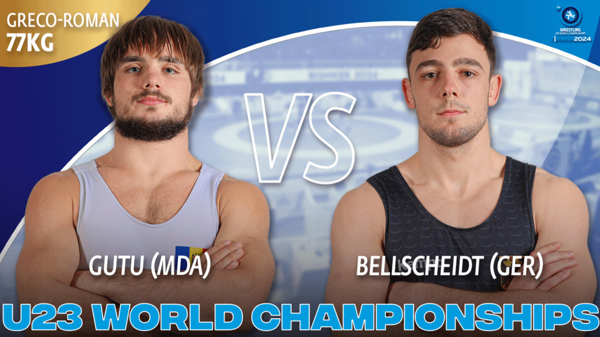 Alexandrin GUTU (MDA) vs. Samuel BELLSCHEIDT (GER) | 2024 U23 World ...