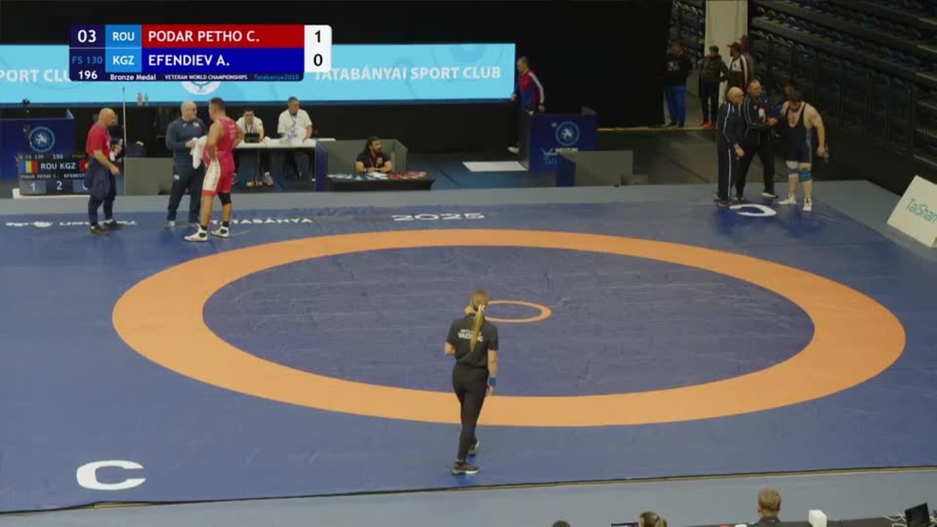 Cosmin Horatiu PODAR PETHO (ROU) vs. Asker EFENDIEV (KGZ) | VETERAN ...