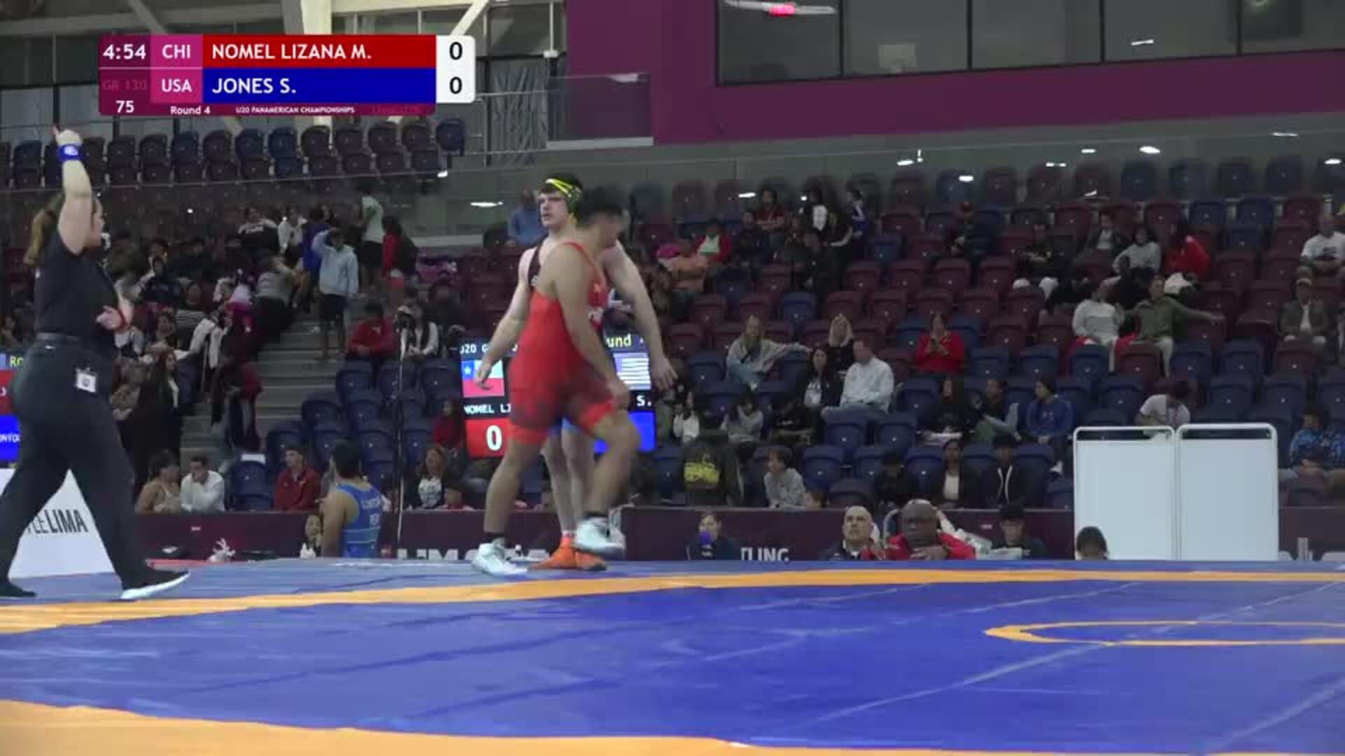 Malcolm Raul NOMEL LIZANA (CHI) vs. Shilo Thomas JONES (USA) | U20 PANAMERICAN CHAMPIONSHIPS ...