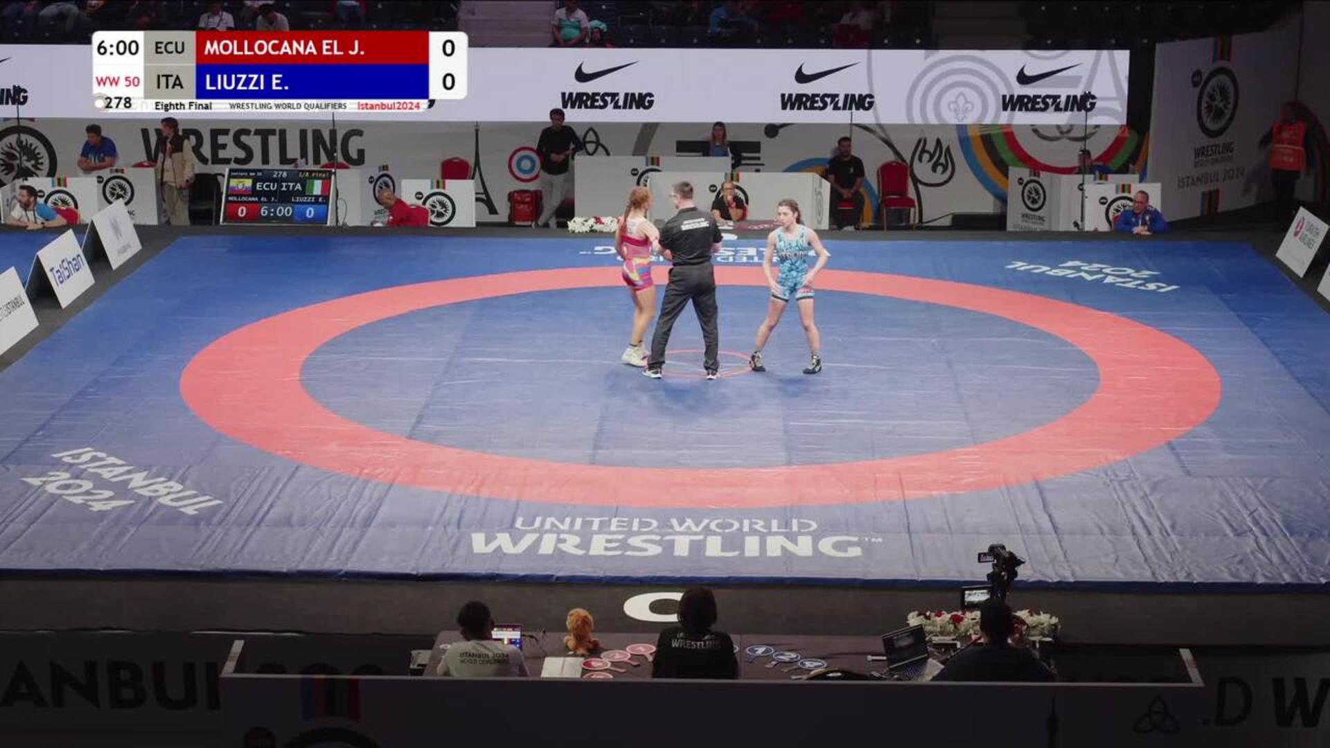 Jacqueline Del Rocio MOLLOCANA ELENO (ECU) vs. Emanuela LIUZZI (ITA ...