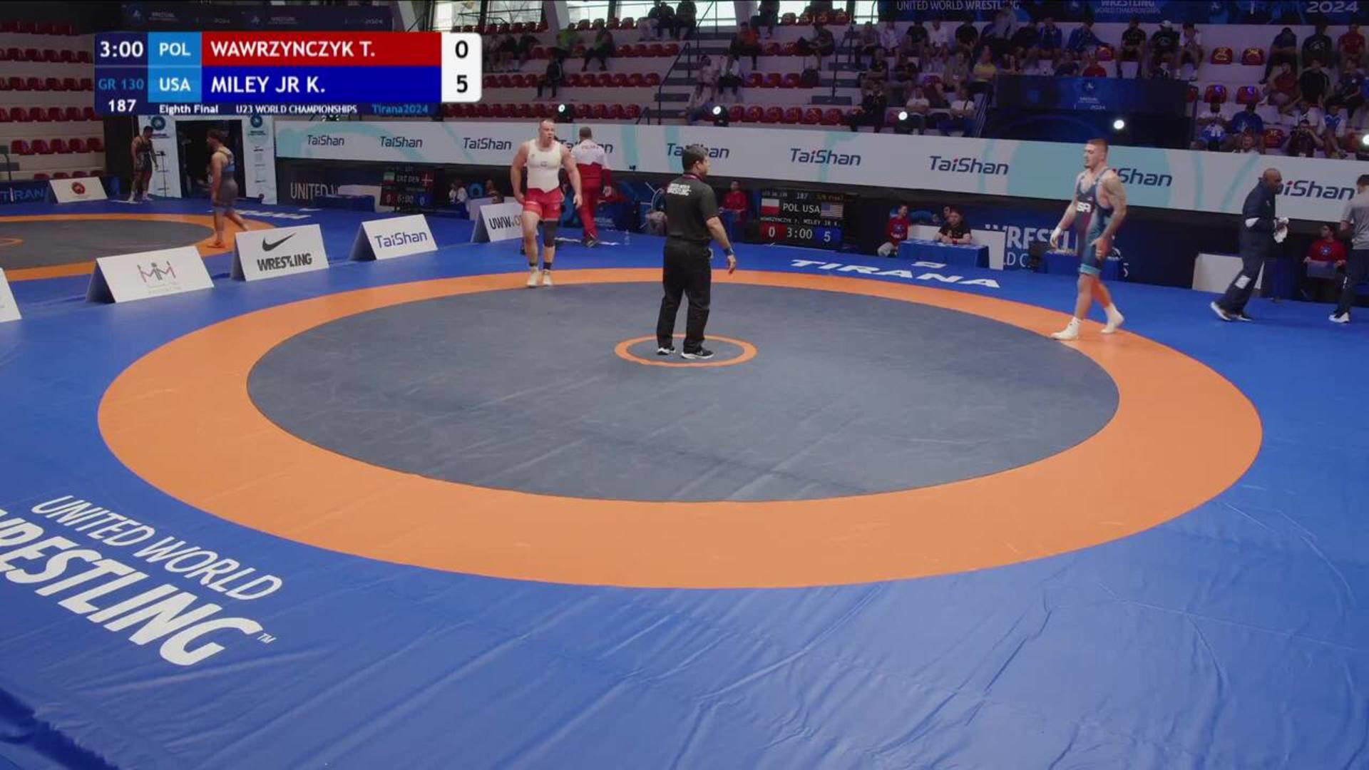 Tomasz Jacek WAWRZYNCZYK (POL) vs. Keith Anthony MILEY JR (USA) | 2024 ...