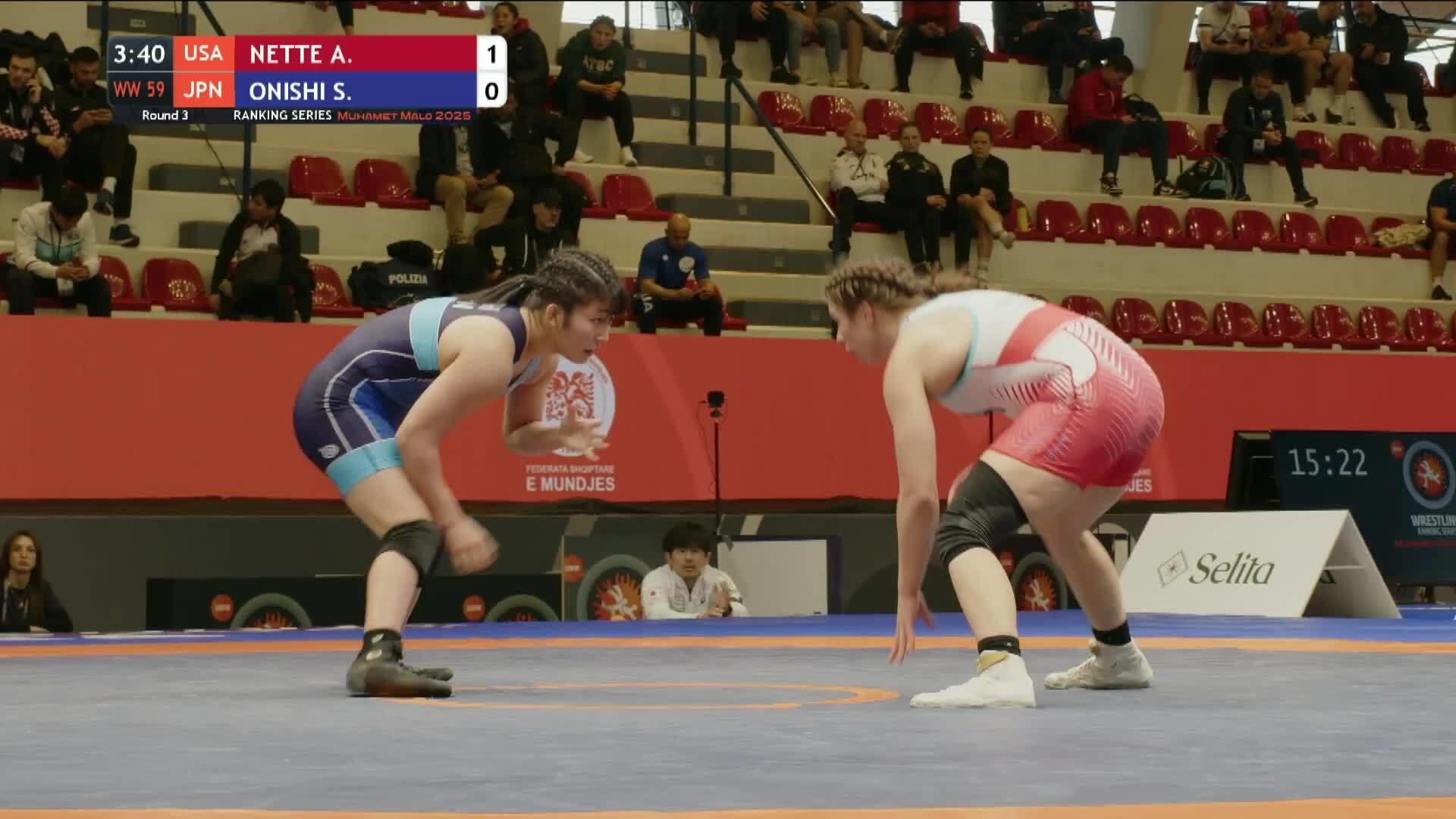 Abigail Elizabeth NETTE (USA) vs. Sakura ONISHI (JPN) | RANKING SERIES ...