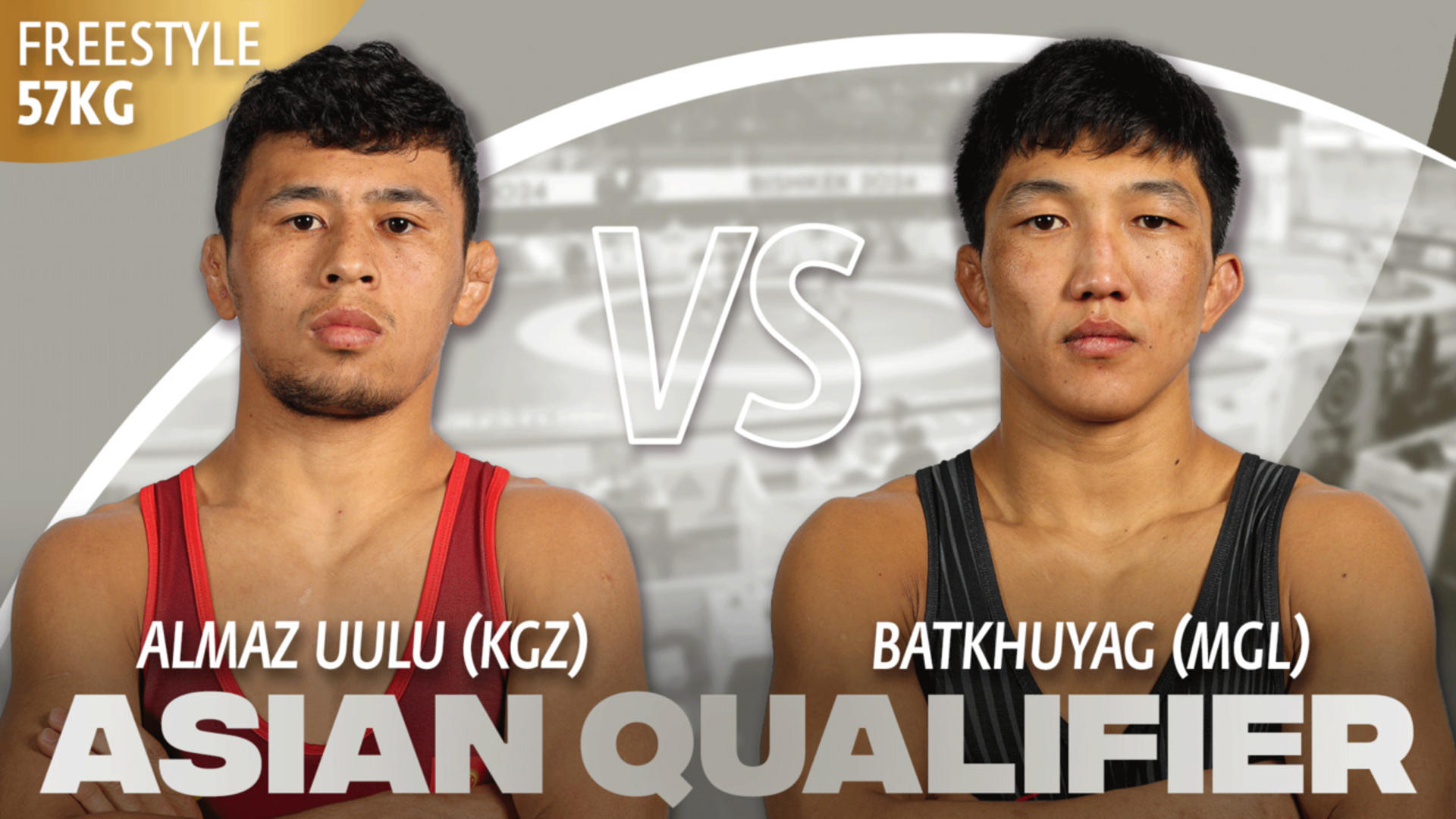 Bekzat ALMAZ UULU (KGZ) vs. Munkh Erdene BATKHUYAG (MGL) | 2024 Seniors Asian OG Qualifier ...