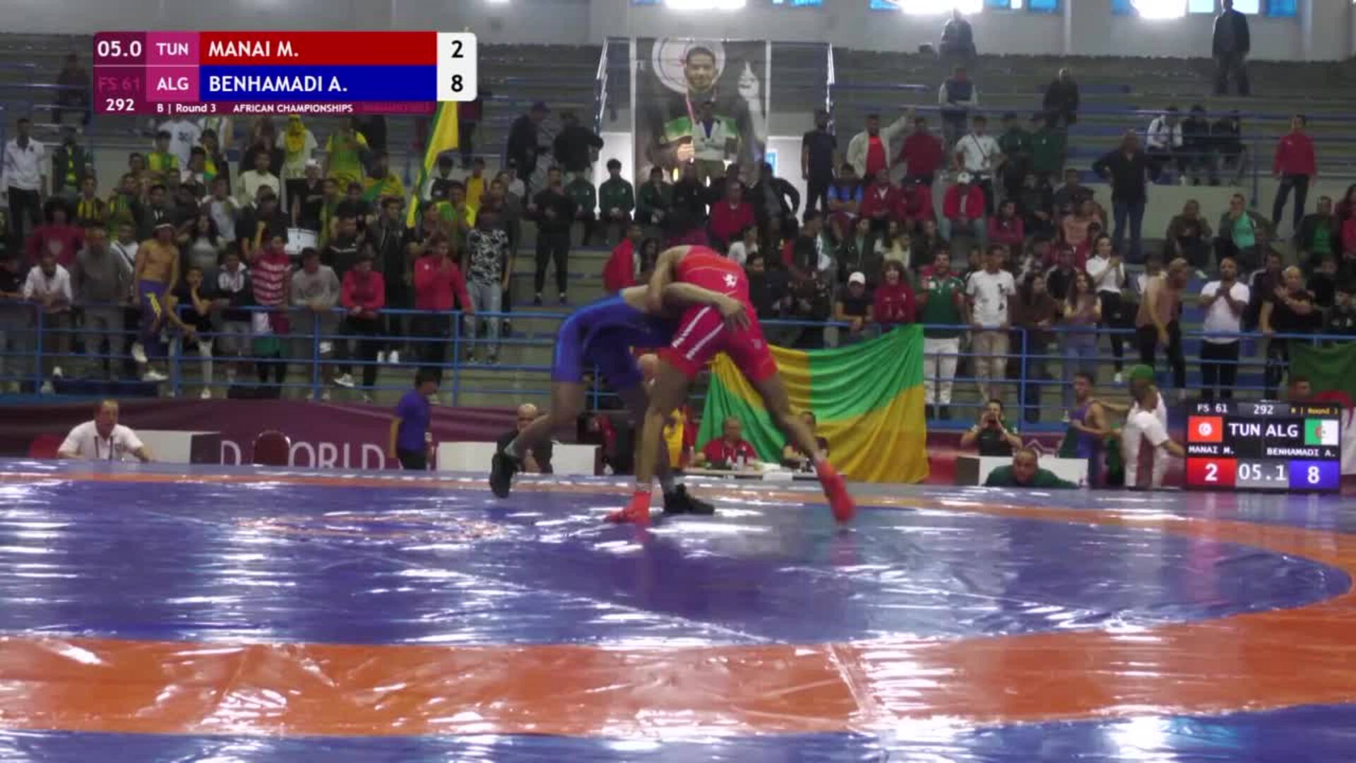 A | Round 3 • FS 70Kg • Manzo Almeida Nzilu DIATUKA (ANG) vs. Mohamed ...