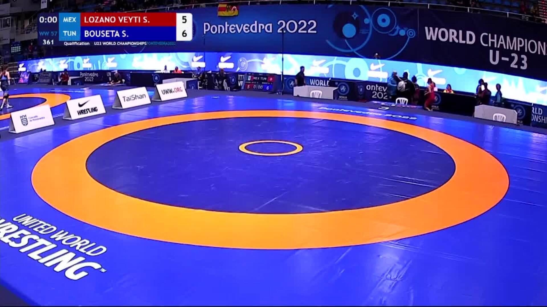 Qualification • WW 57Kg • Alexandra Wray HEDRICK (USA) vs. Melda ...