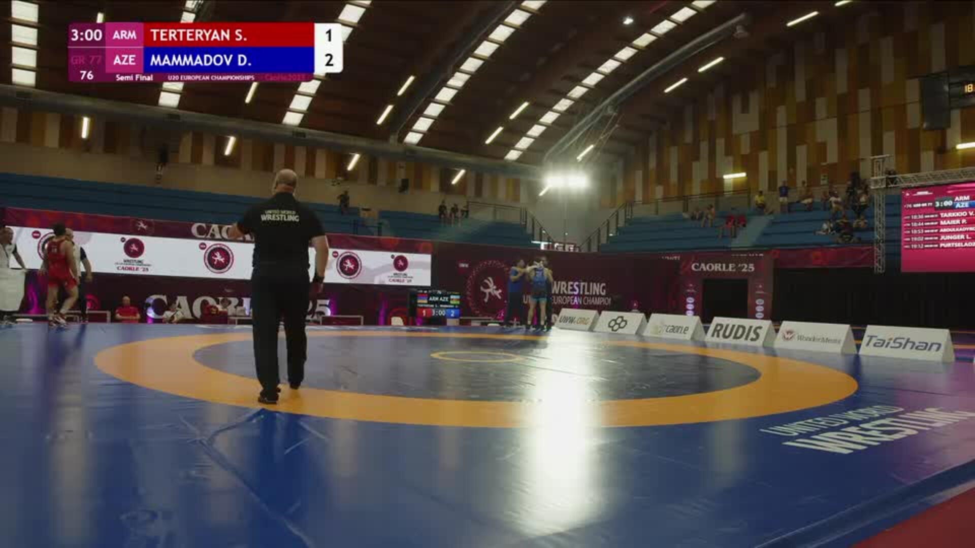 Samvel TERTERYAN (ARM) vs. Davud MAMMADOV (AZE) | U20 EUROPEAN ...