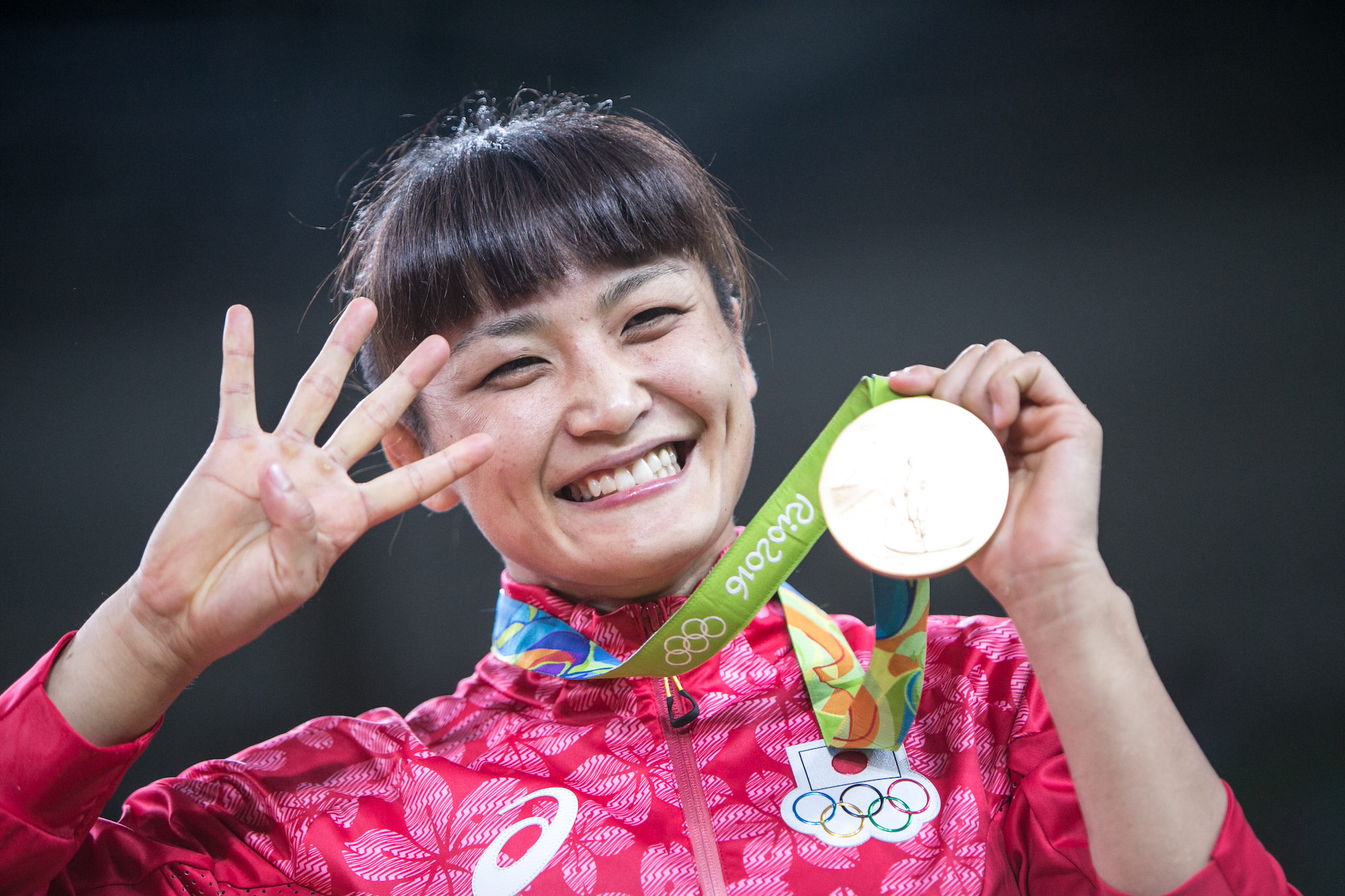 Kaori ICHO (JPN) won the gold medal at the Rio 2016 Olympic Games on ...