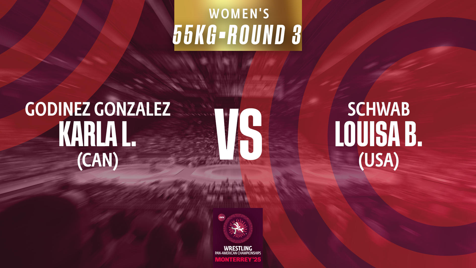 Karla Lorena GODINEZ GONZALEZ (CAN) vs. Louisa Brigitte SCHWAB (USA ...