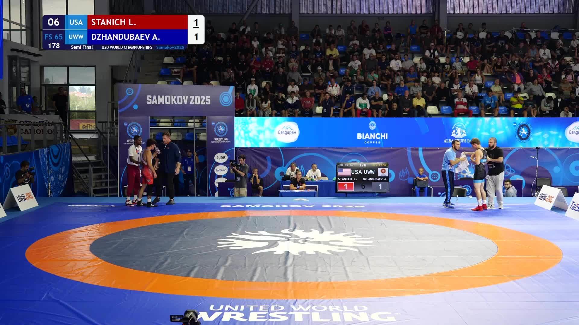 Luke Anthony STANICH (USA) vs. Amal DZHANDUBAEV (UWW) | U20 WORLD ...