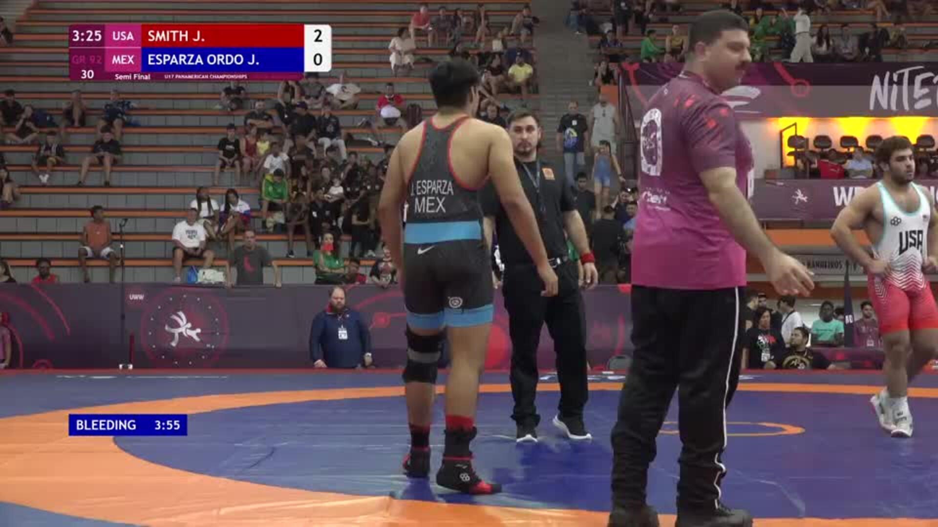 James Todd SMITH (USA) vs. Jose Manuel ESPARZA ORDONEZ (MEX) | U17 ...
