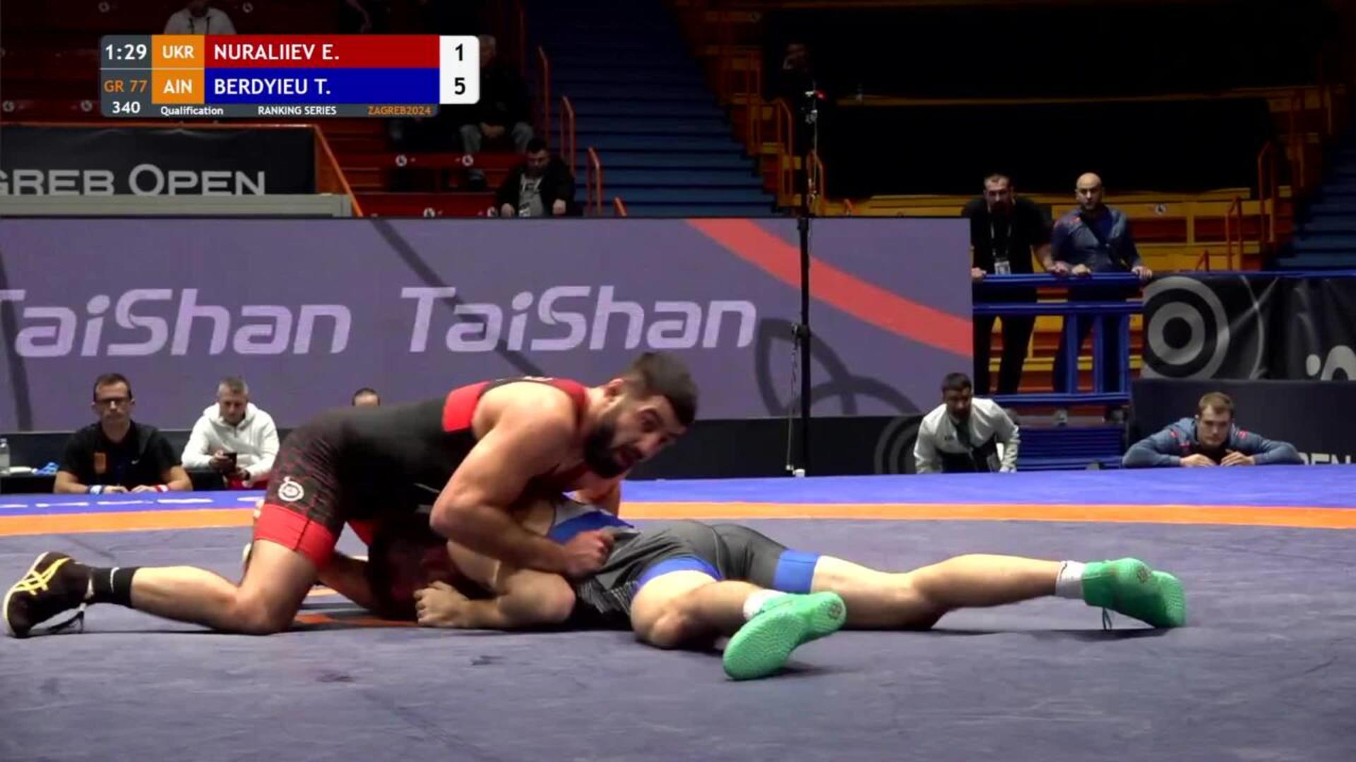 Elmar NURALIIEV (UKR) vs. Tsimur BERDYIEU (AIN) | Seniors Ranking ...