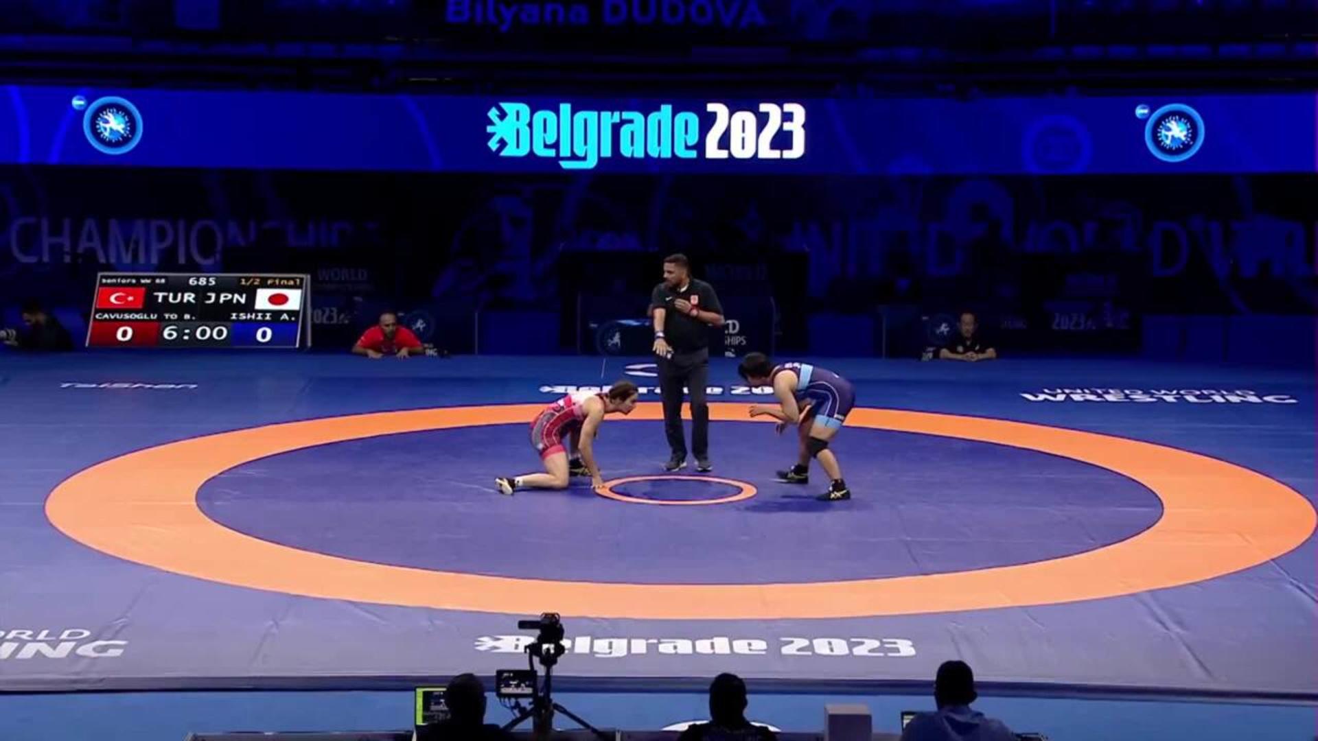 Buse CAVUSOGLU TOSUN (TUR) vs. Ami ISHII (JPN) | Seniors World ...