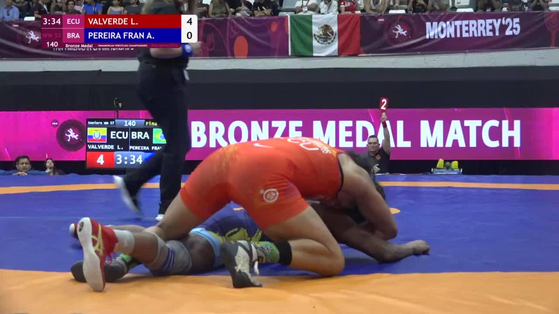 Luisa Elizabeth VALVERDE MELENDRES (ECU) vs. Ana Luiza PEREIRA FRANCA ...