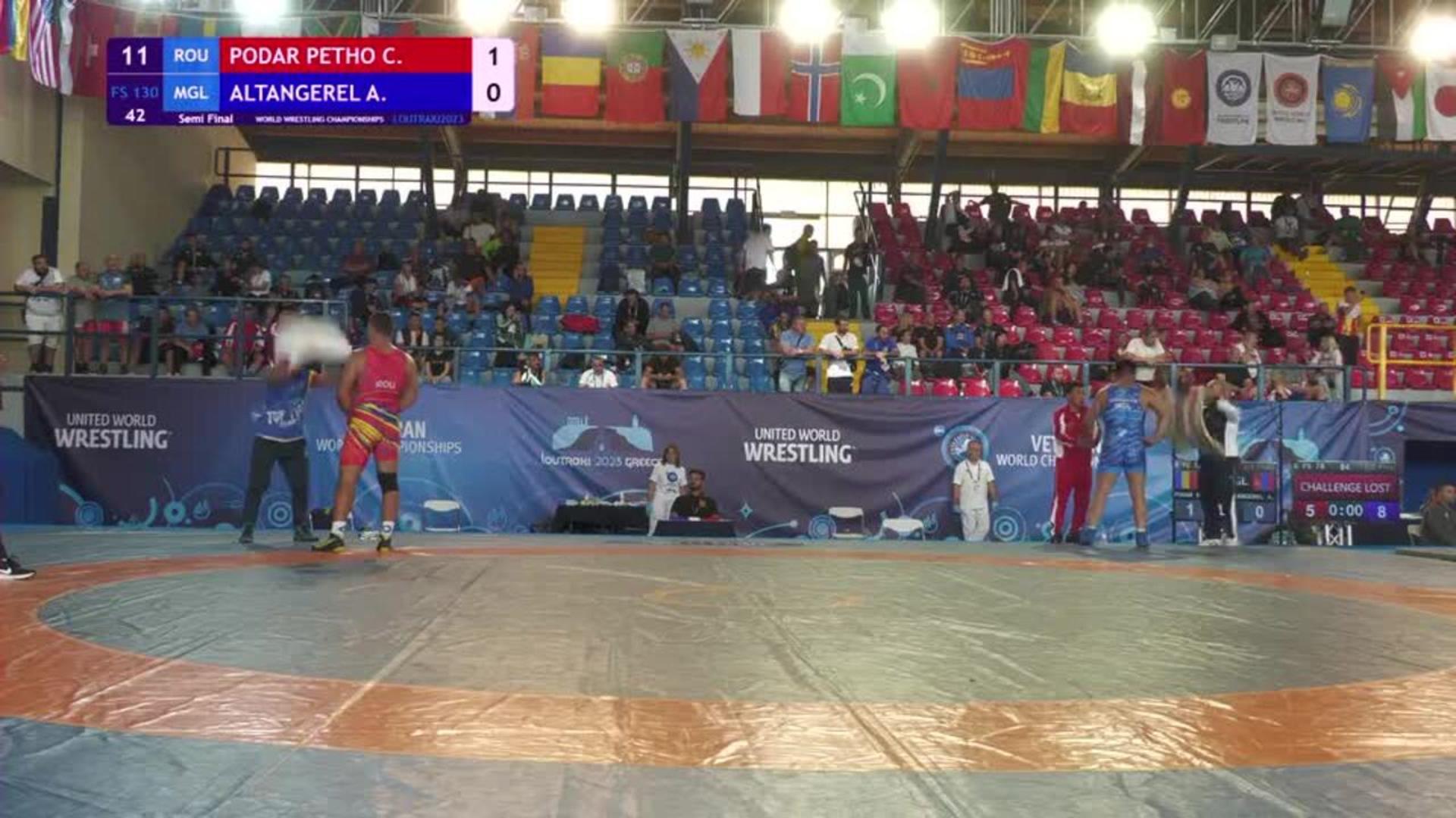 Cosmin Horatiu PODAR PETHO(ROU) vs. Altankhuyag ALTANGEREL(MGL) | WORLD ...