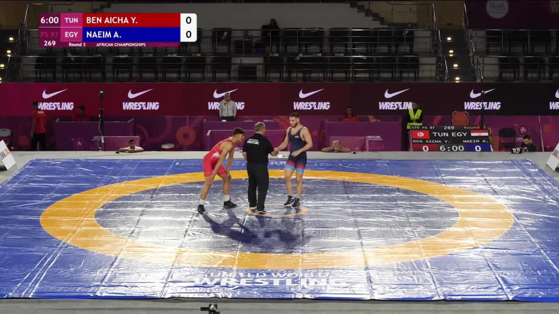 Yassine BEN AICHA (TUN) vs. Alyeldin Hesham Aly Ibrahim NAEIM (EGY ...