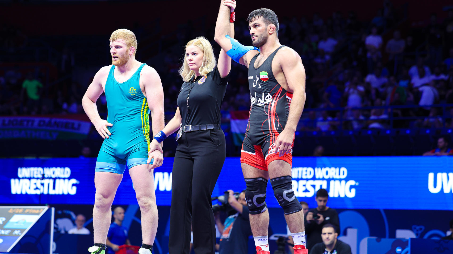 Day one of the 2023 Wrestling World Championships in Belgrade.