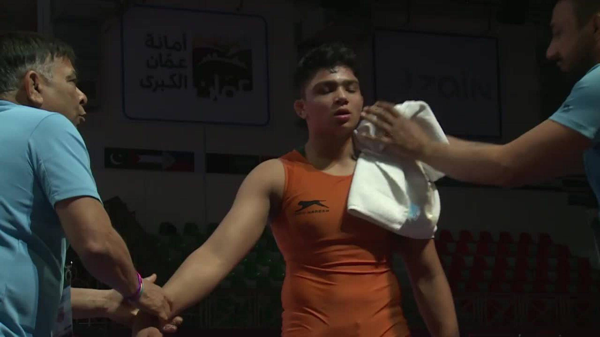 Muskan MUSKAN (IND) vs. Altjin TOGTOKH (MGL) | ASIAN WRESTLING CHAMPIONSHIPS 2025 | Bronze Medal ...
