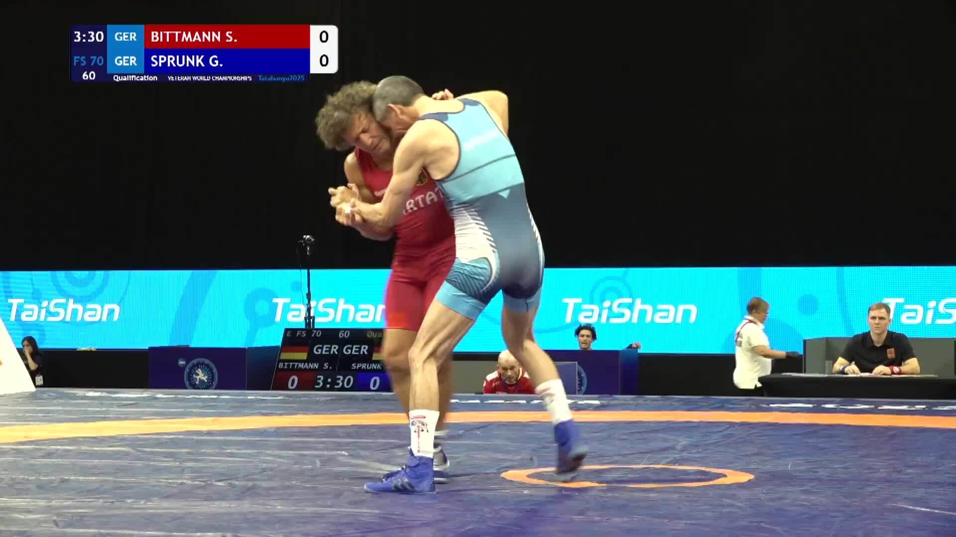 Stefan BITTMANN (GER) vs. Gunnar SPRUNK (GER) | VETERAN WORLD ...