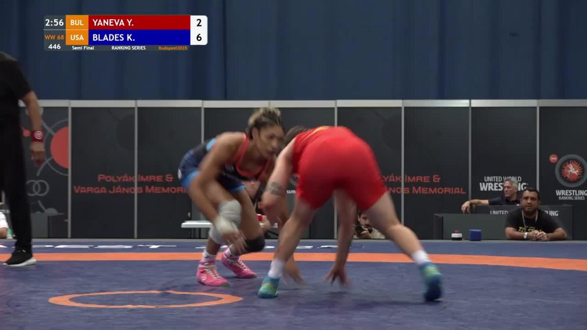 Yuliana Vasileva YANEVA (BUL) vs. Kennedy Alexis BLADES (USA) | RANKING ...