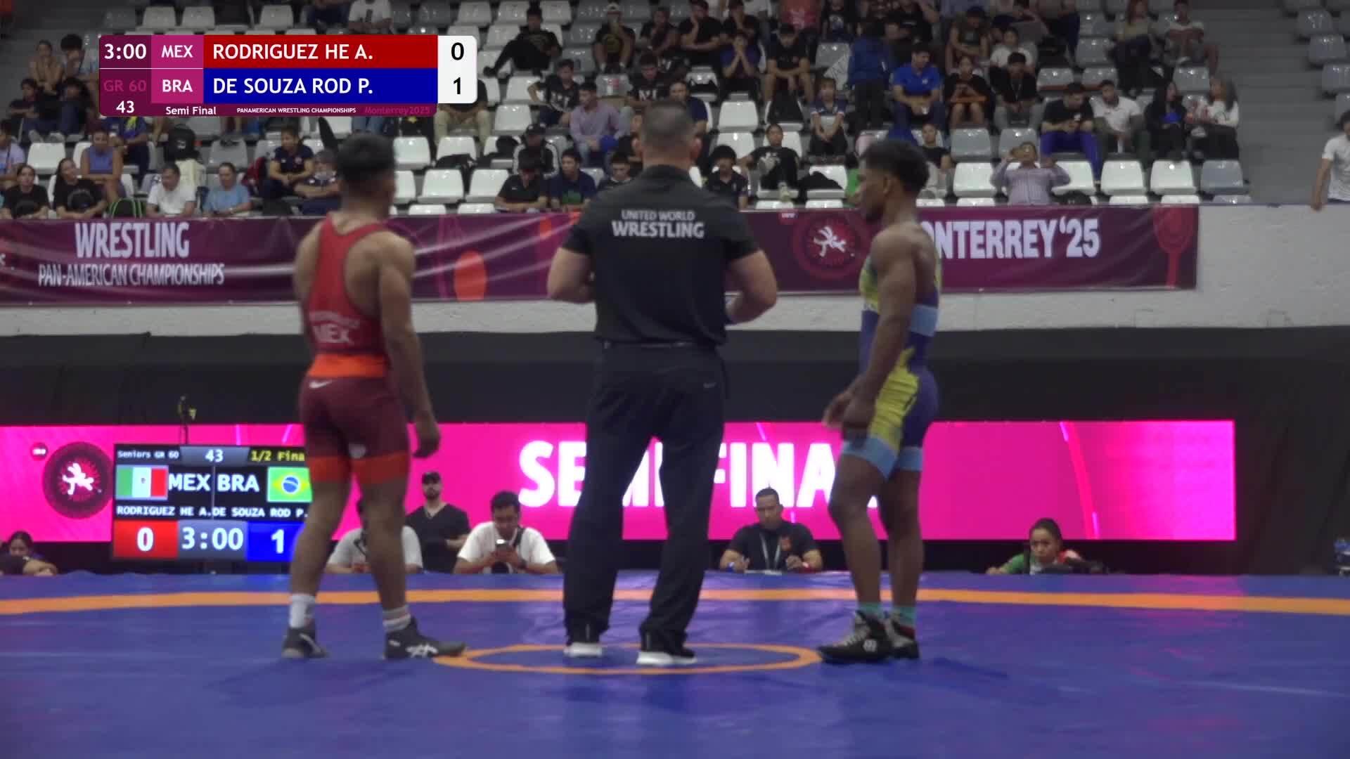 Alexis RODRIGUEZ HERNANDEZ (MEX) vs. Pedro Henrique DE SOUZA RODRIGUES ...