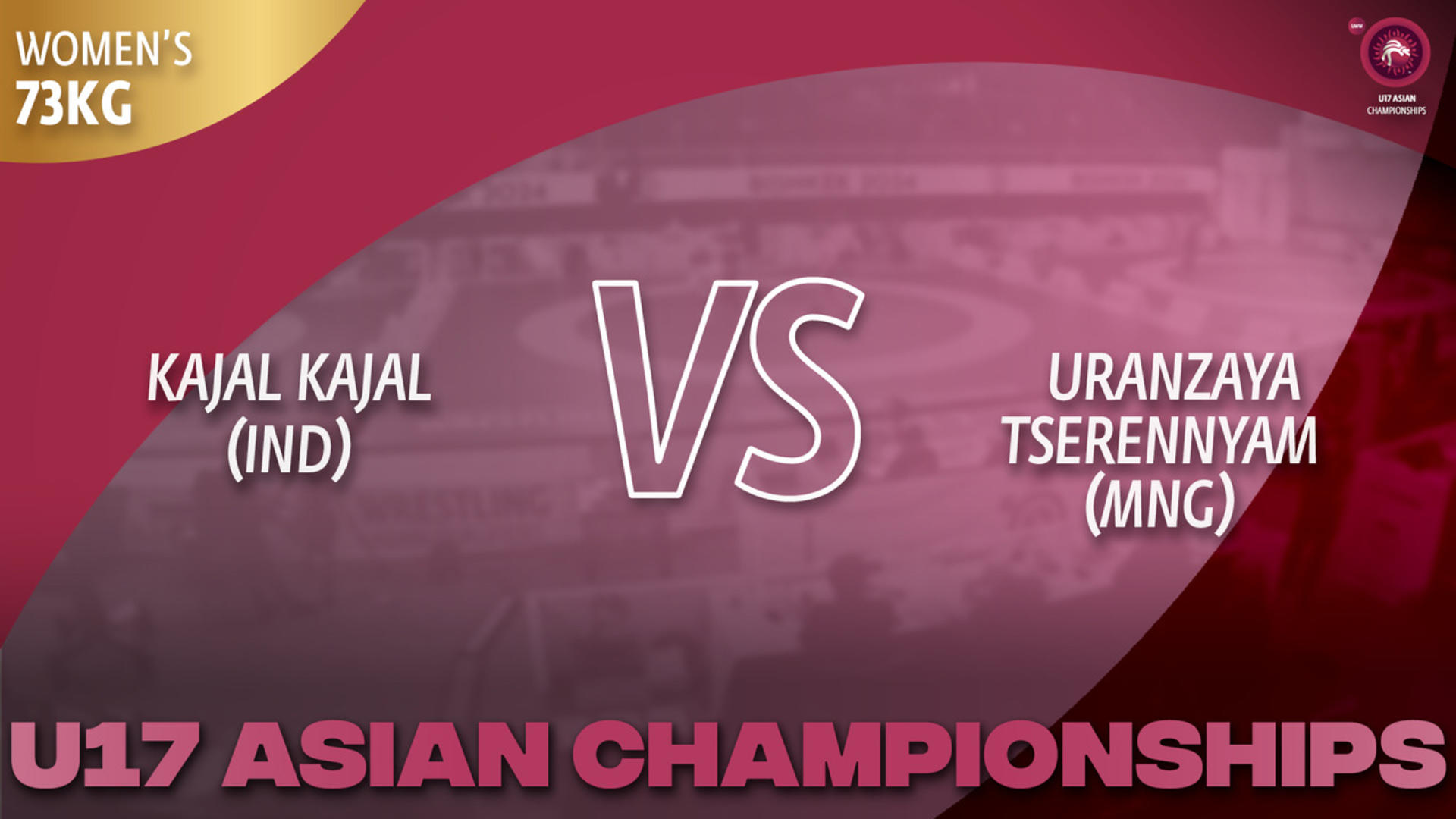Kajal KAJAL (IND) vs. Uranzaya TSERENNYAM (MGL) | U17 ASIAN CHAMPIONSHIPS 2024 | Gold Medal | WW ...