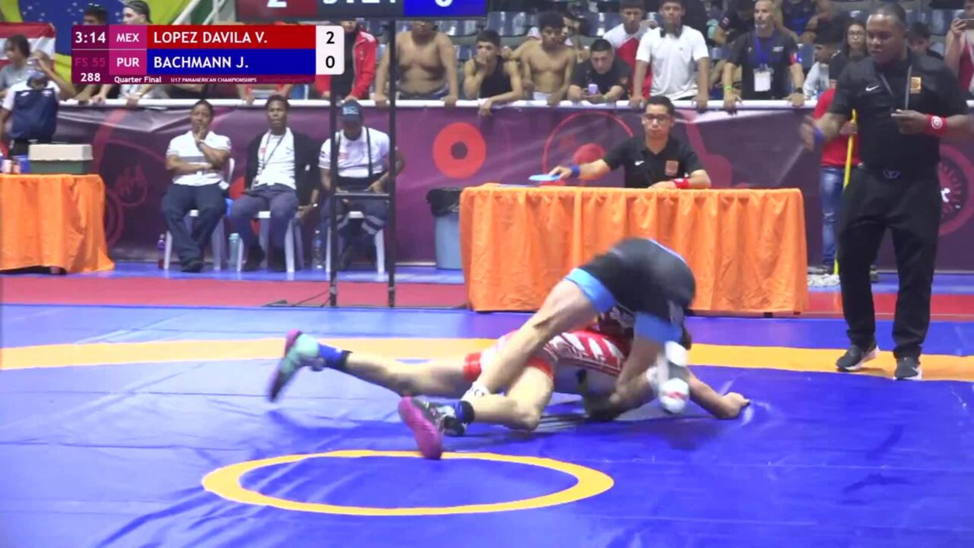 Victor Ricardo LOPEZ DAVILA (MEX) vs. Joseph Ivan BACHMANN (PUR) | U17 ...