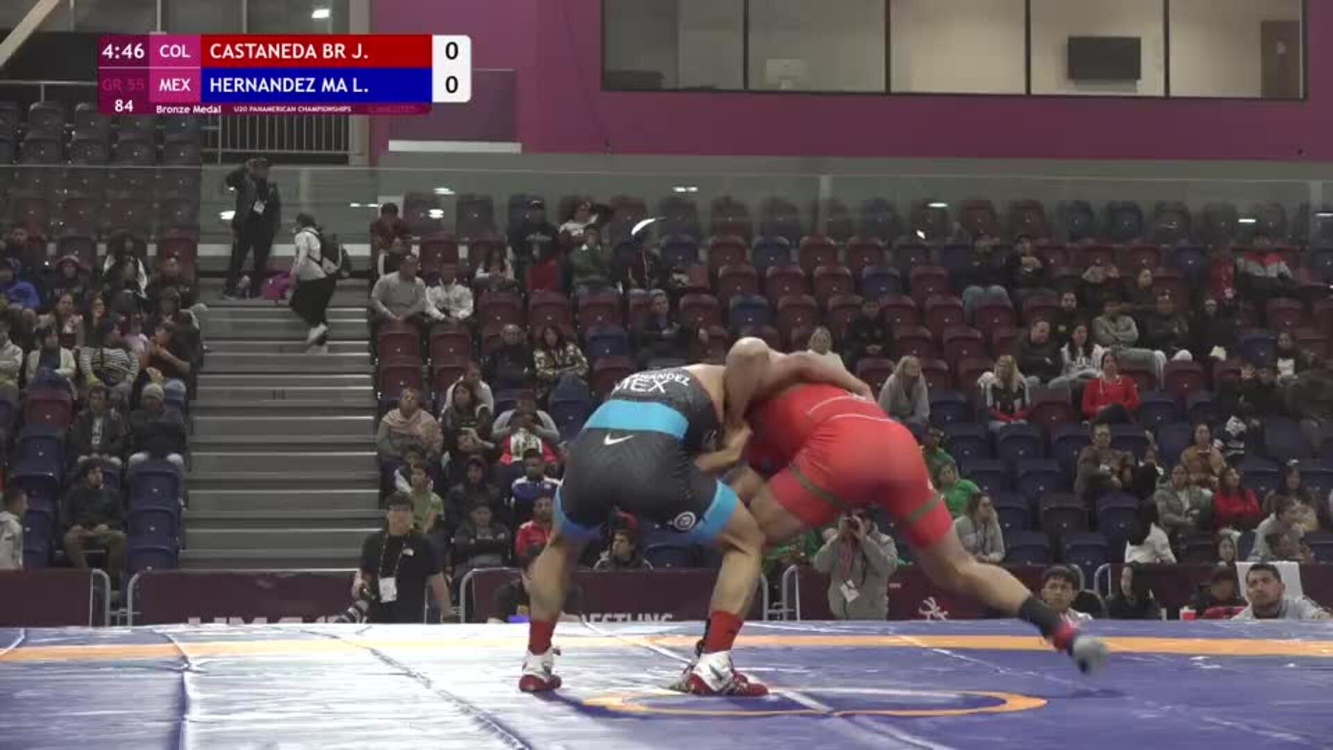 Jose Jaime CASTANEDA BRITO (COL) vs. Luis Enrique HERNANDEZ MARTINEZ ...