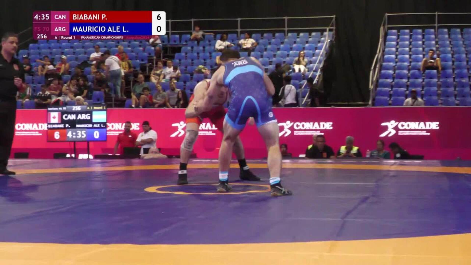 Peiman Bioukagha BIABANI (CAN) vs. Lovera MAURICIO ALEJANDRO (ARG ...