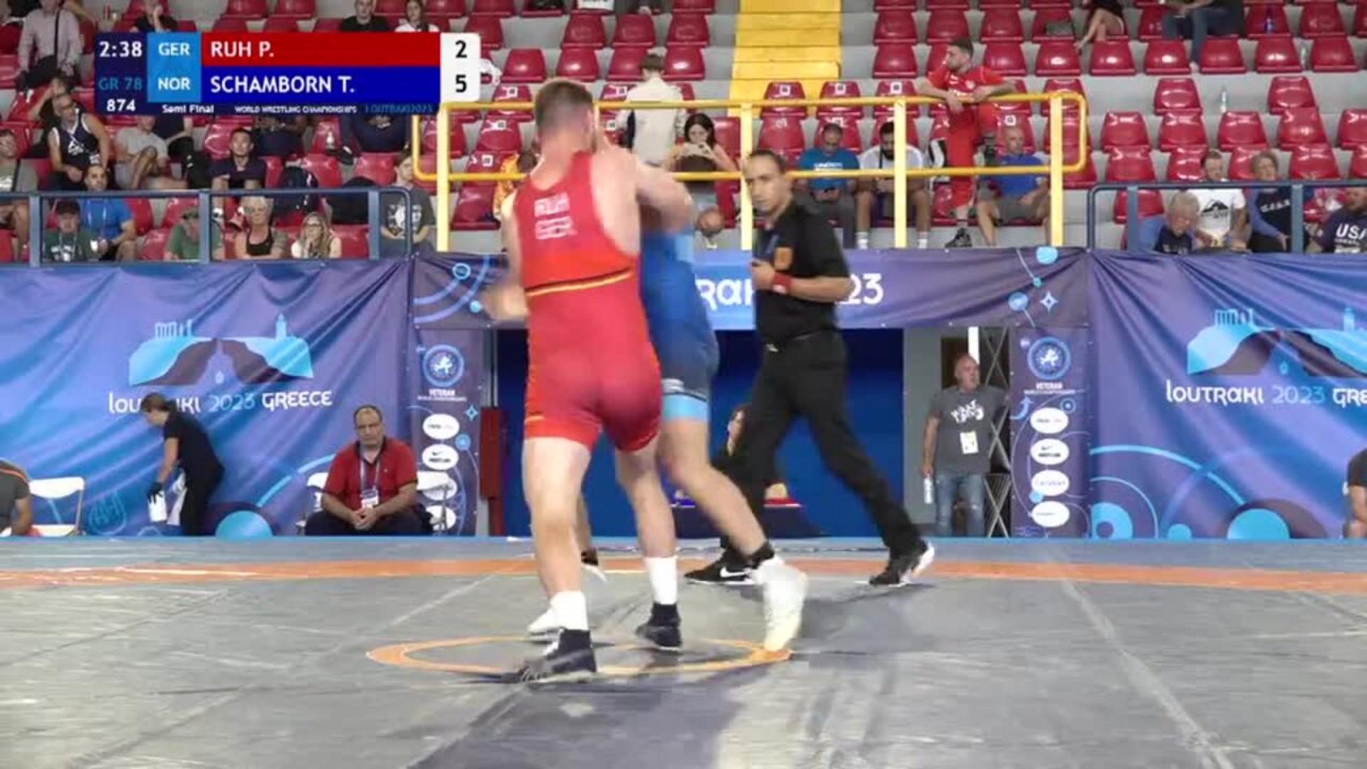 Benjamin Joseph KJAR (USA) vs. Nicola CARADONNA (ITA) | WORLD WRESTLING ...