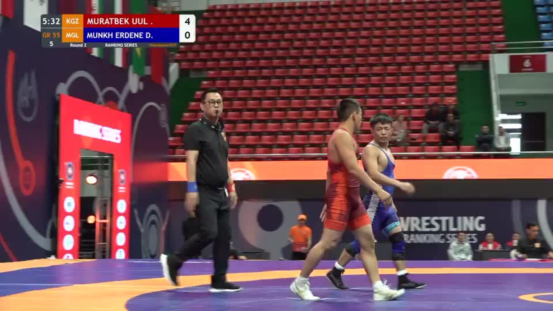 Ulan MURATBEK UULU (KGZ) vs. Davaabandi MUNKH ERDENE (MGL) | RANKING SERIES 2025 | Round 2 | GR 55Kg