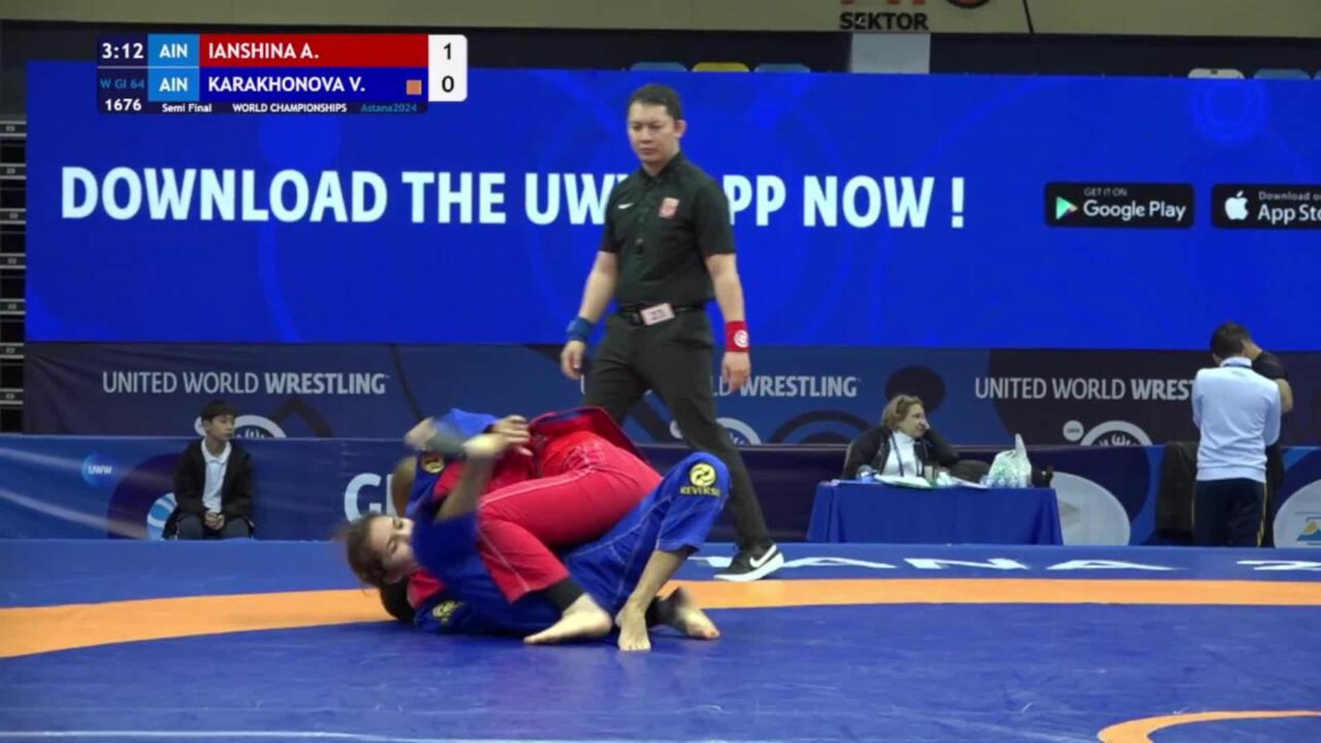 Alsu IANSHINA (AIN) vs. Veronika KARAKHONOVA (AIN) | WORLD ...