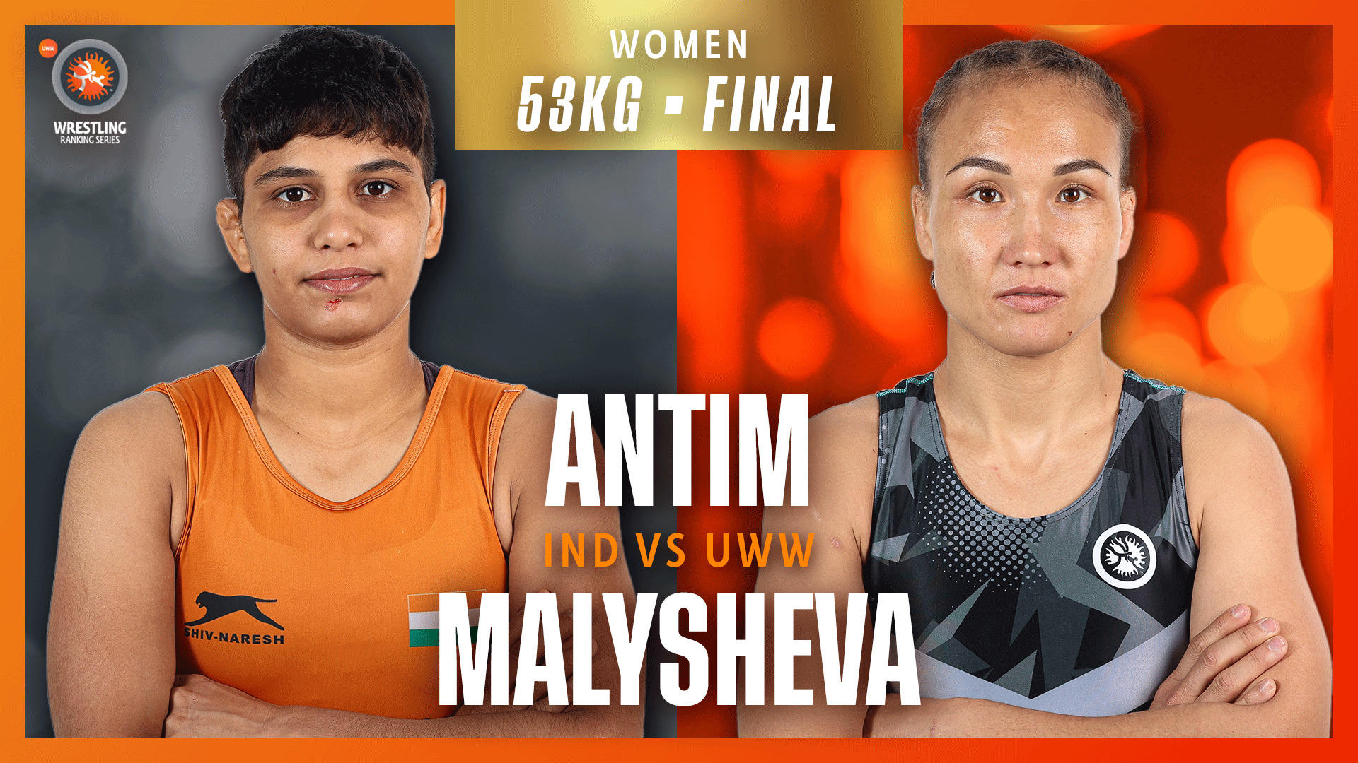Antim ANTIM (IND) vs. Natalia MALYSHEVA (UWW) | RANKING SERIES 2025 | Gold Medal | WW 53Kg