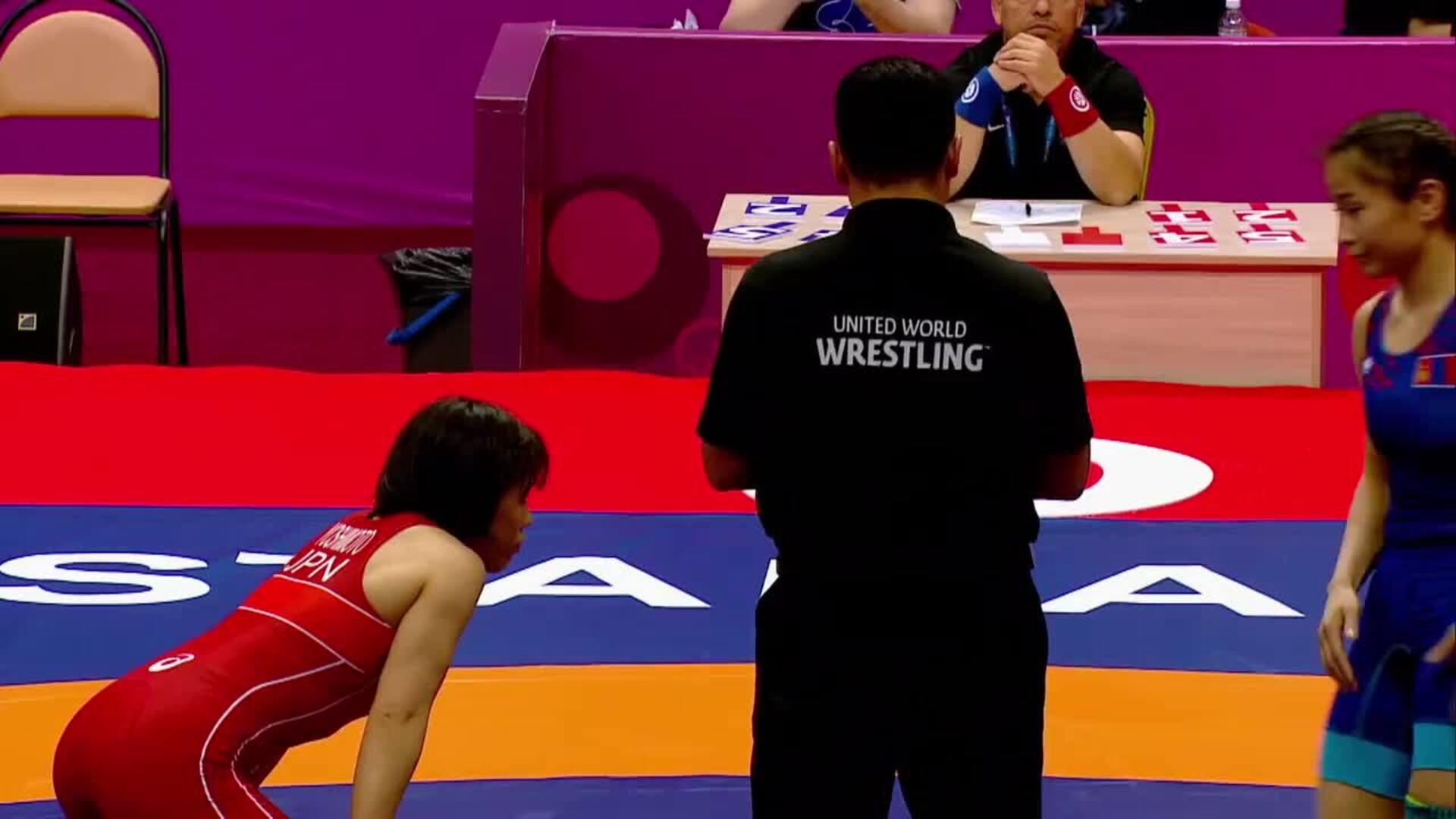 Qualification • WW 50Kg • Remina YOSHIMOTO (JPN) vs. Namuuntsetseg TSOGT OCHIR (MGL)
