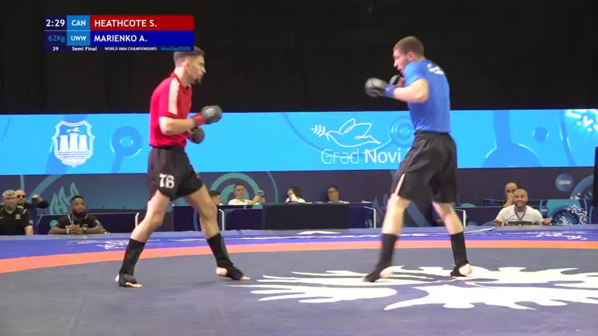 Scott Bradley HEATHCOTE (CAN) vs. Aleksandr MARIENKO (UWW) | WORLD MMA ...