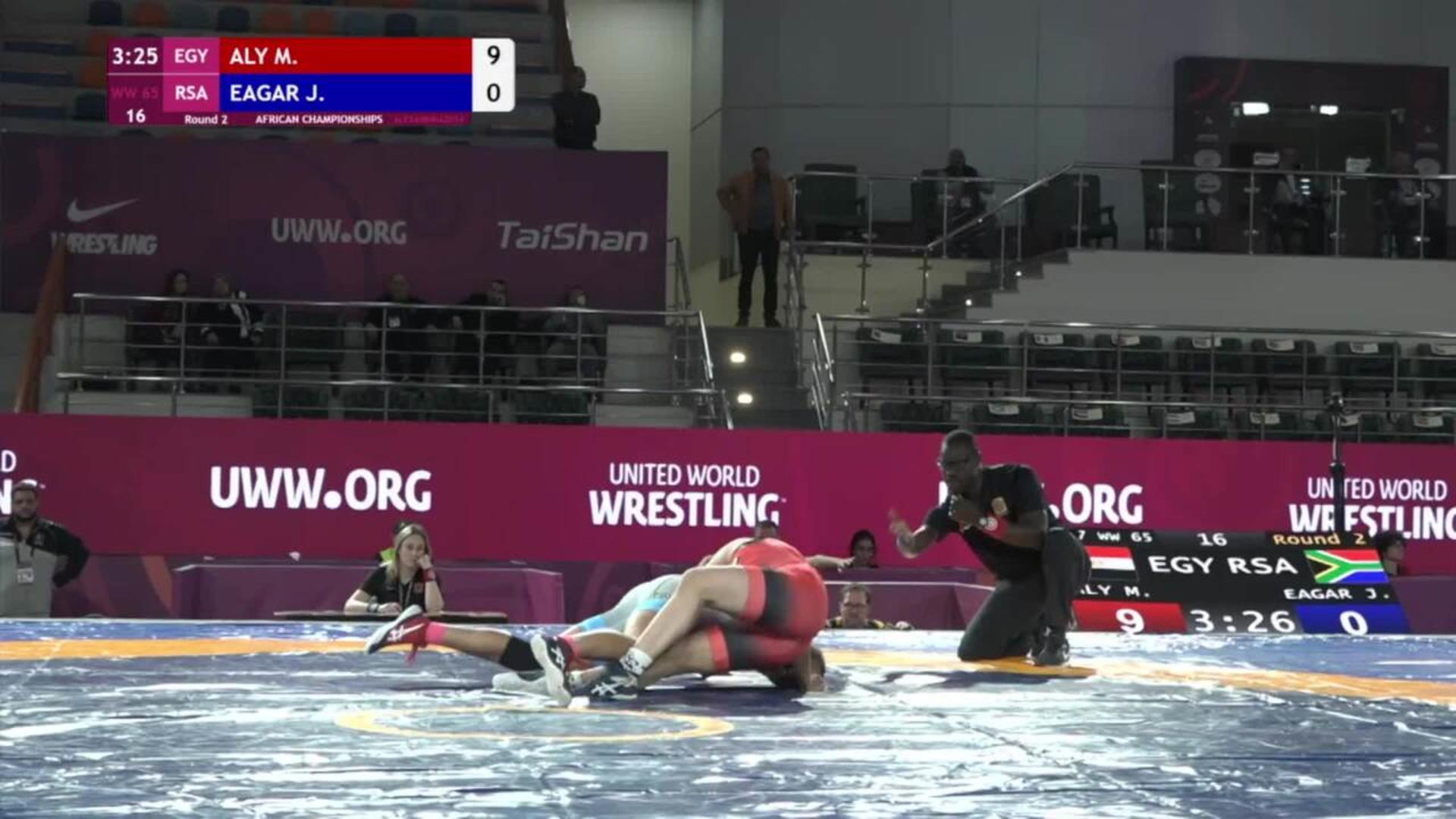 Maram Mohamed Ibrahim ALY (EGY) vs. Jessica Ogechukwu EAGAR (RSA ...