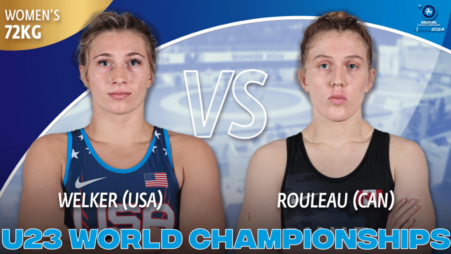 Kylie Renee WELKER (USA) vs. Vianne Elizabeth ROULEAU (CAN) | 2024 U23 ...
